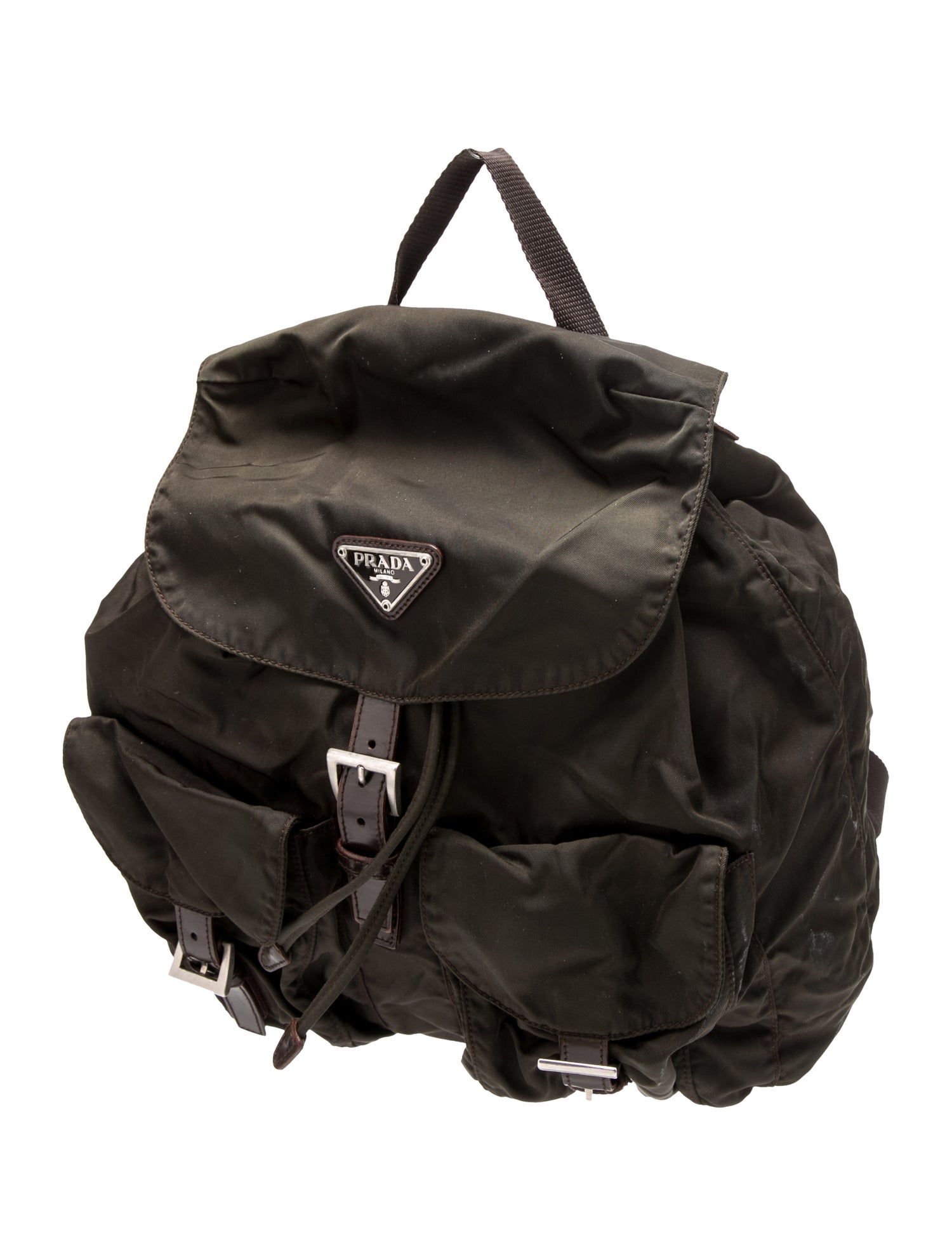 Prada Saffiano Leather Backpack Vintage - Black Backpacks, Handbags ...