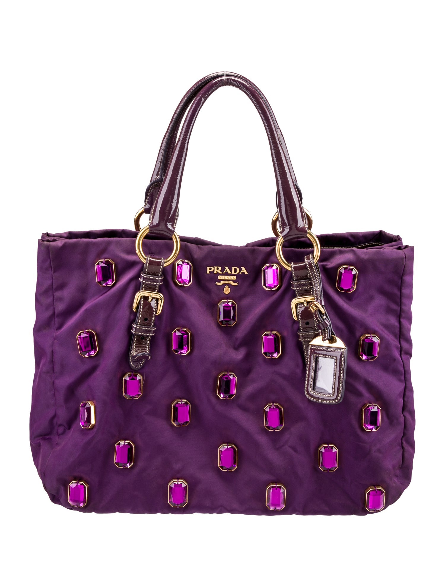 Prada Tessuto Nylon Pietre - Purple Totes, Handbags - PRA1082751 | The ...