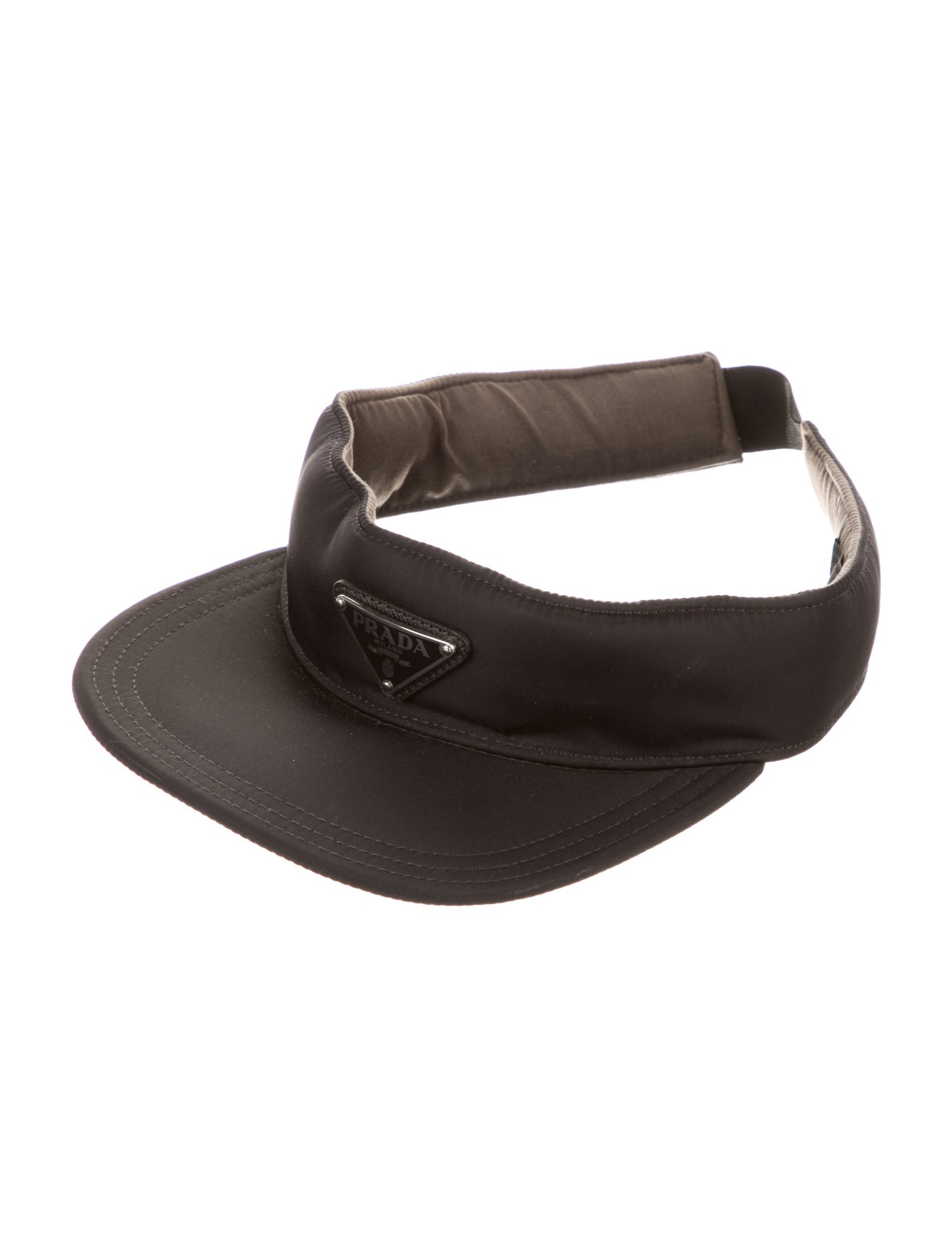 Prada sun visor hat - Black Hats, Accessories - PRA1083178 | The RealReal