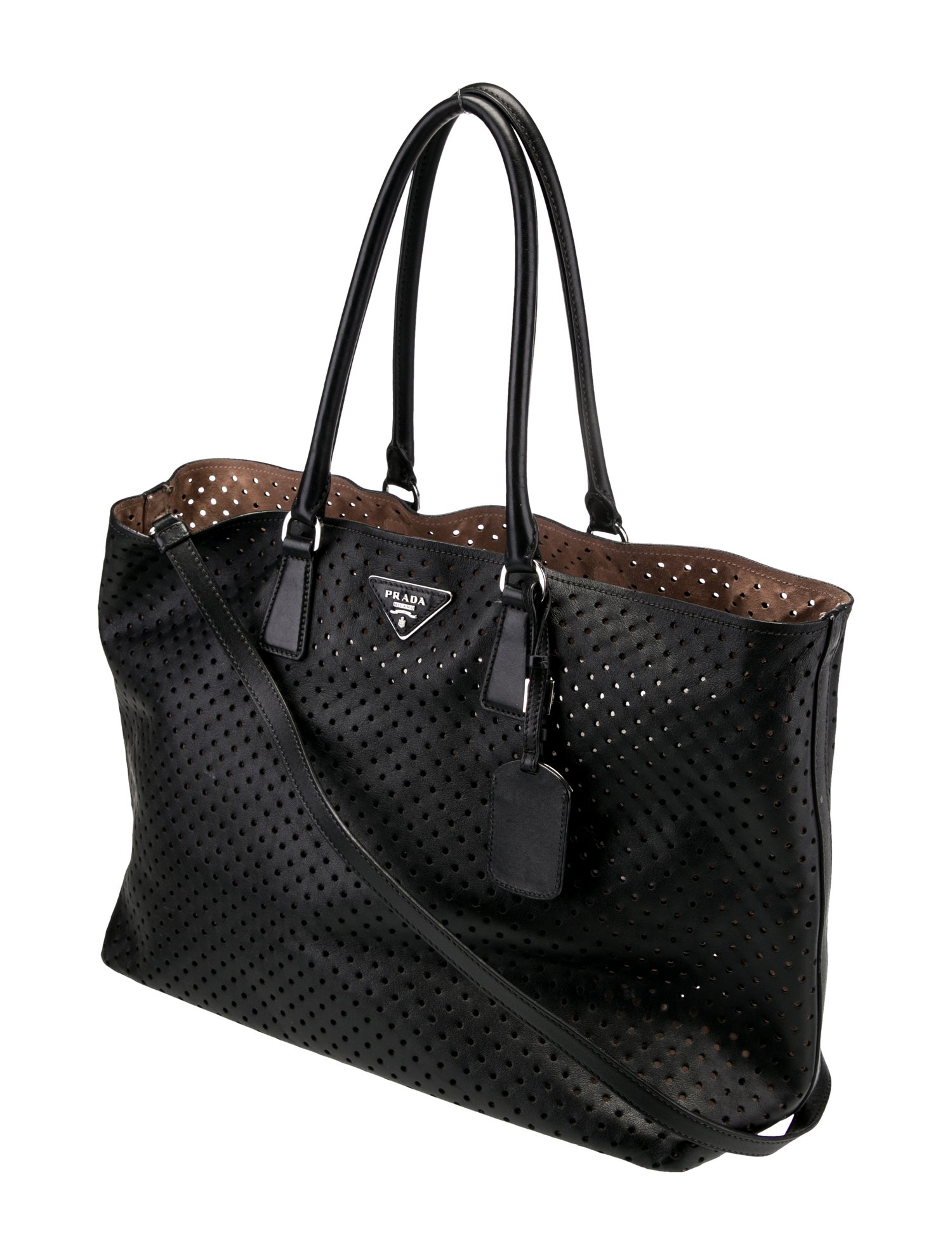 Prada City Calf Leather Tote Large - Black Totes, Handbags - PRA1086709 ...