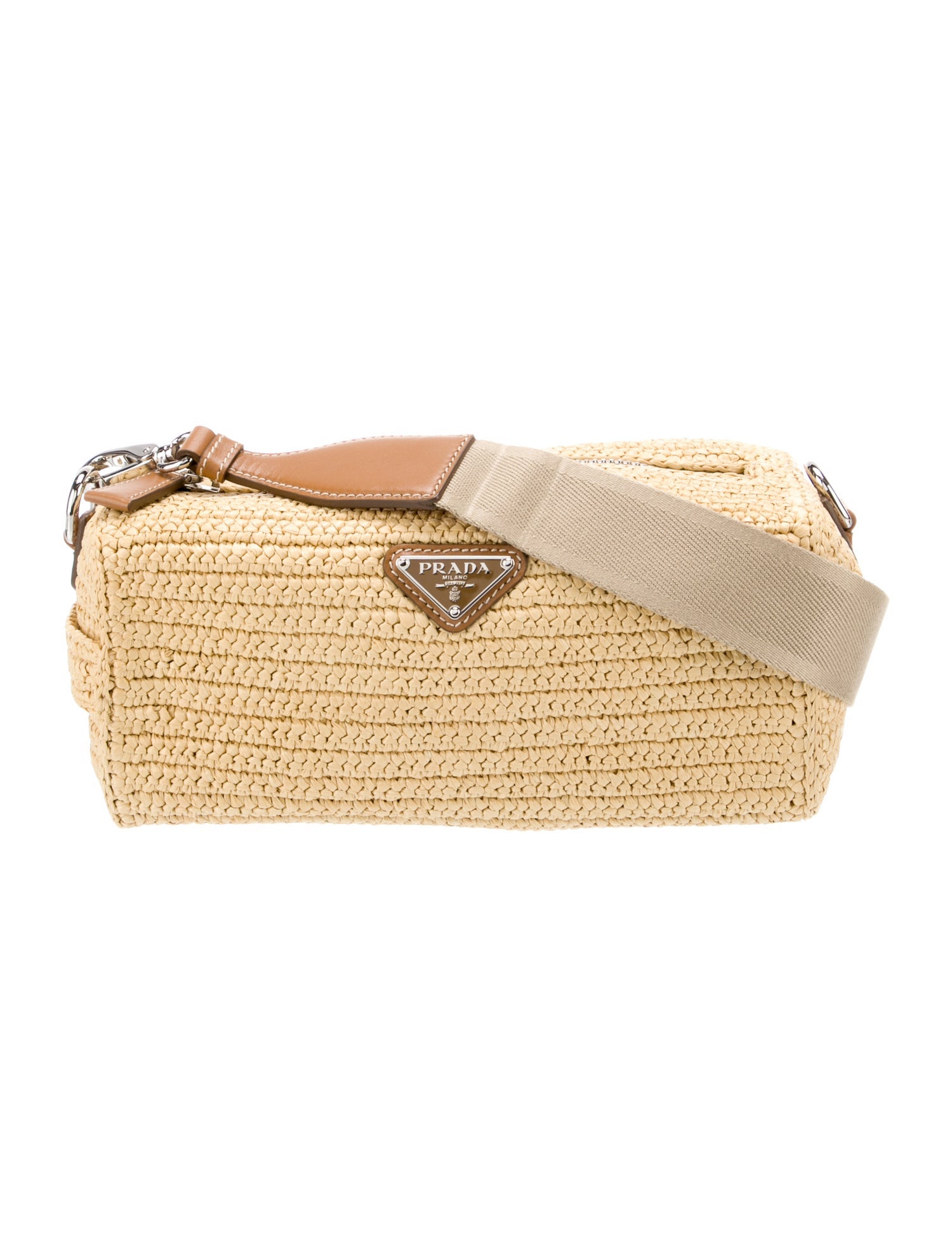 Prada Raffia Grass Clutch - Neutrals Toiletry Bags, Bags - PRA1091525 ...