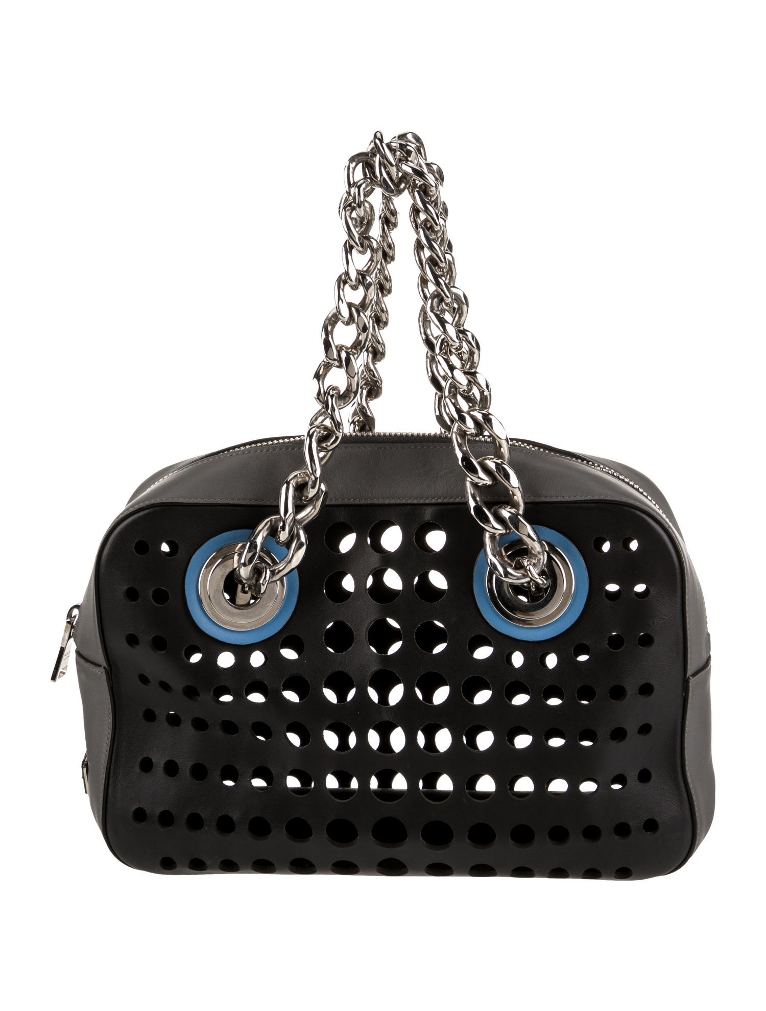 Prada Signature City Fori - Black Handle Bags, Handbags - PRA1092251 ...