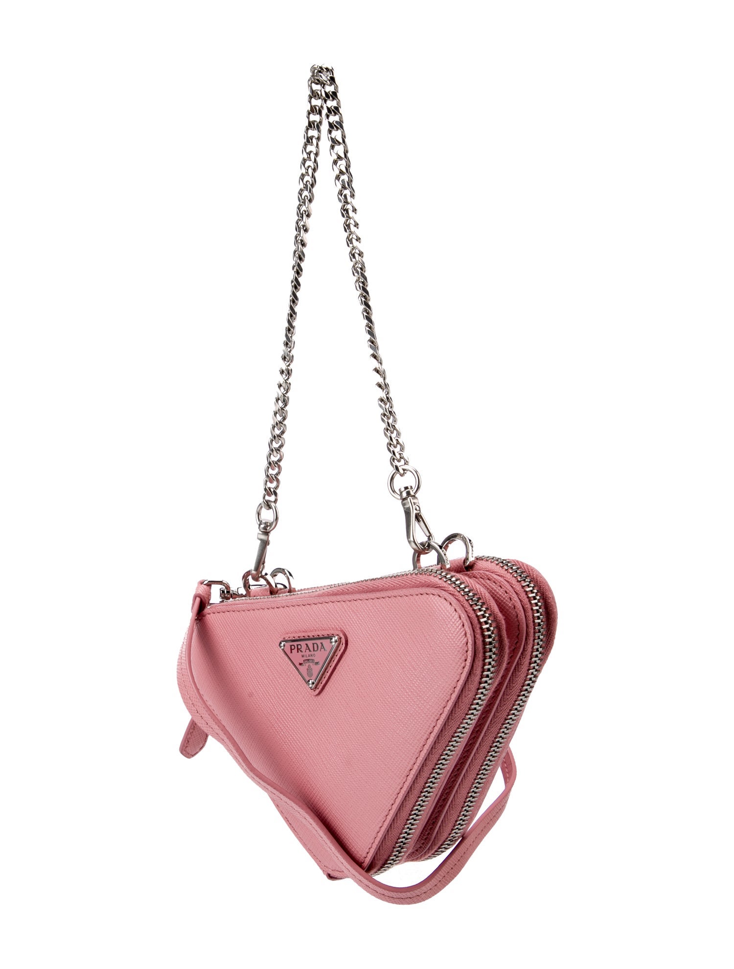 Prada Saffiano Leather Galleria Double Zip Micro - Blue Mini Bags ...