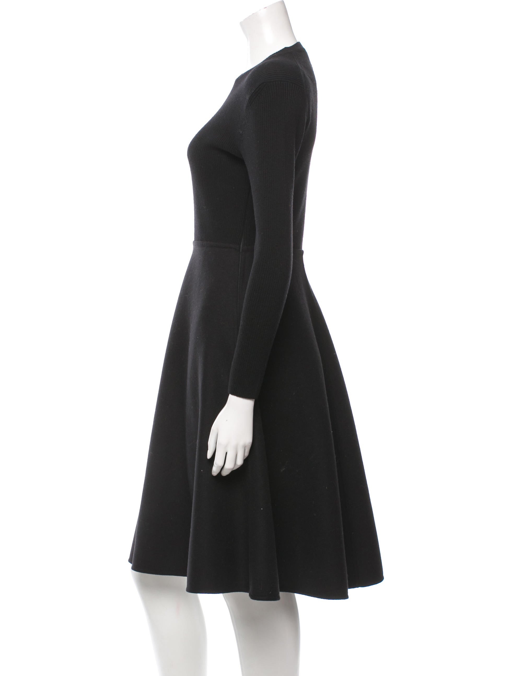 Prada Wool A-Line Dress - Black Dresses, Clothing - PRA109282 | The ...