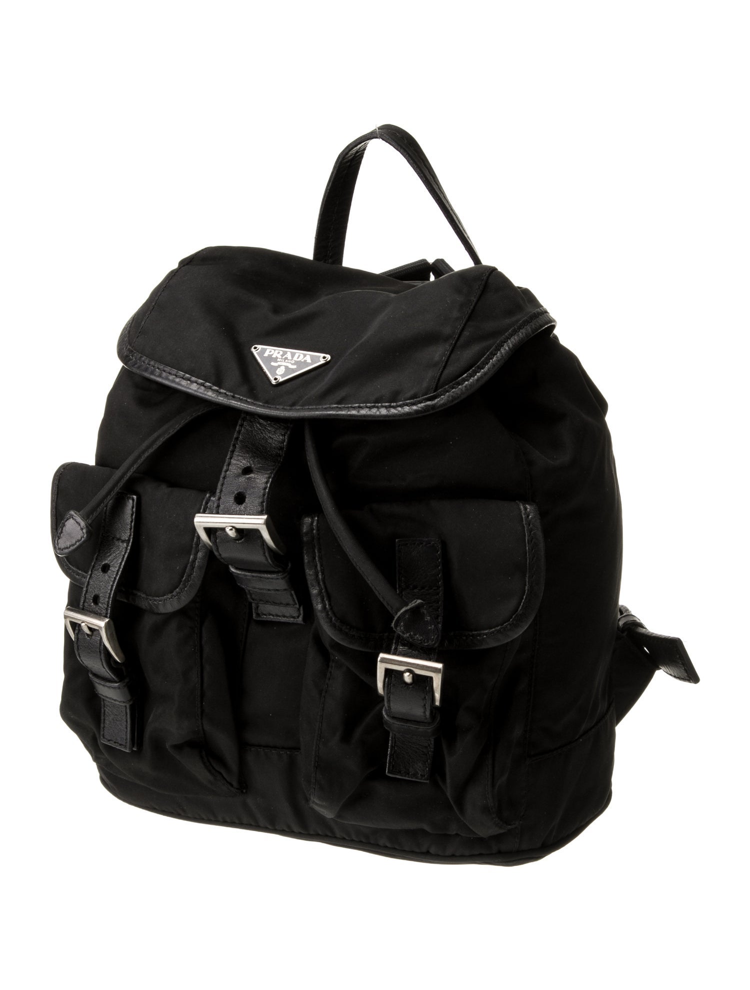 Prada Tessuto Nylon Backpack - Black Backpacks, Handbags - PRA1084146 ...