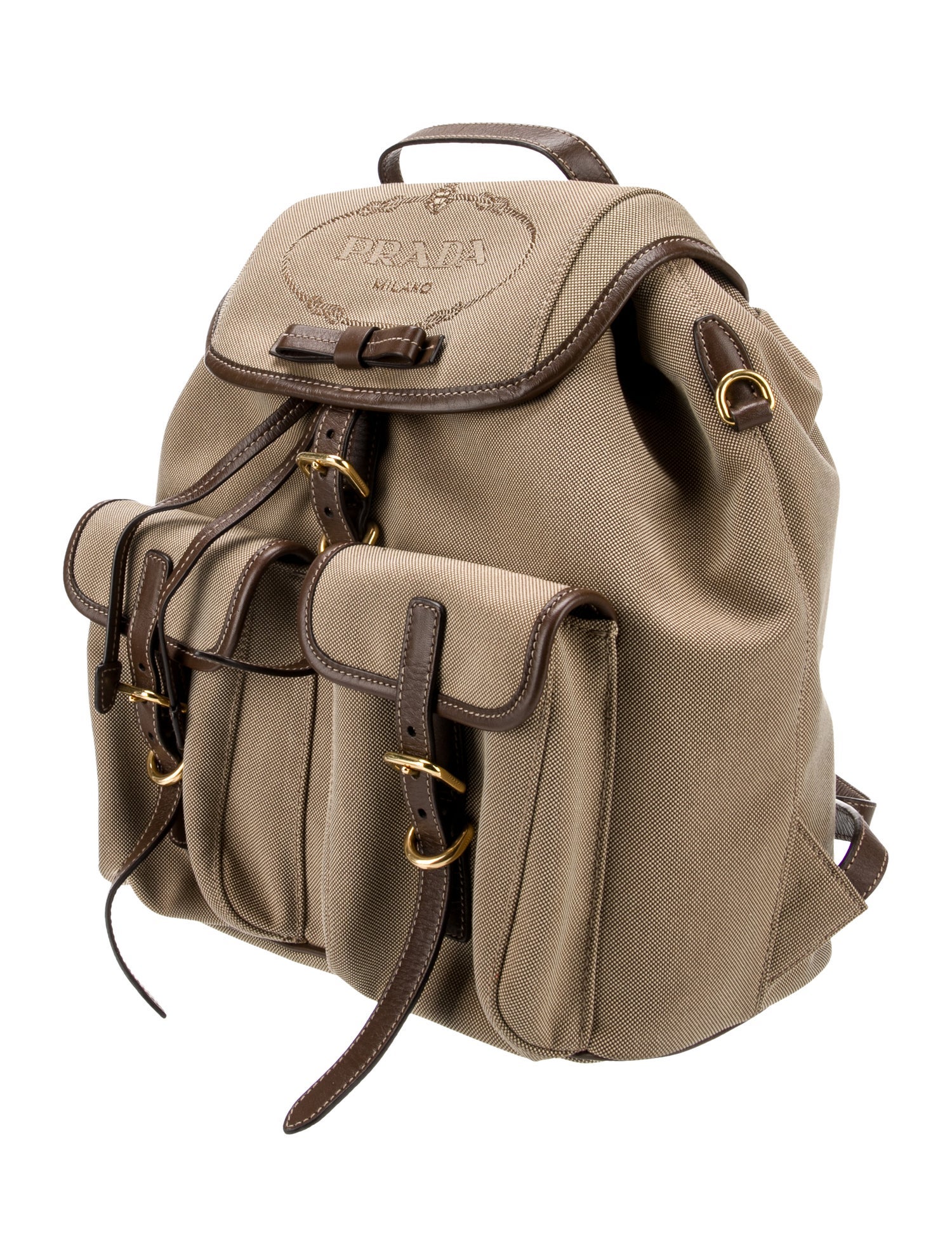 Christian Dior Leather Backpack - Grey Backpacks, Handbags - CHR457484 ...