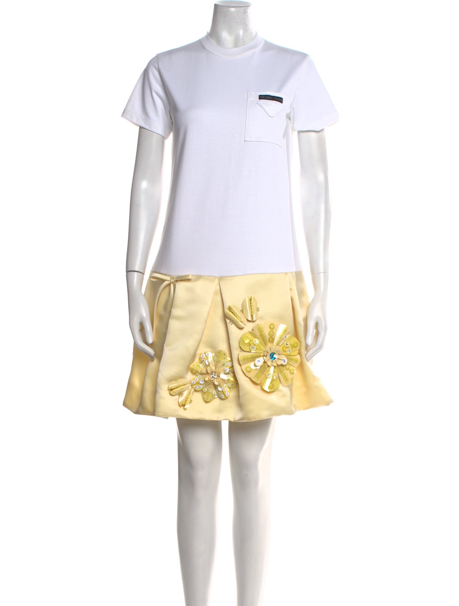 Prada 2019 Mini Dress w/ Tags - White Dresses, Clothing - PRA1099080 ...