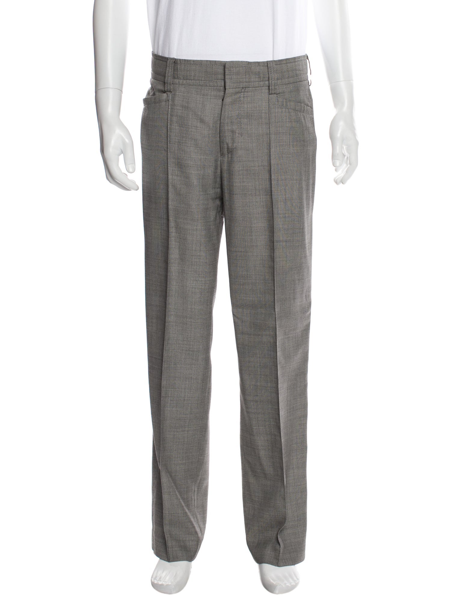 Prada Vintage Dress Pants - Grey, 9" Rise Pants, Clothing - PRA1108091 ...