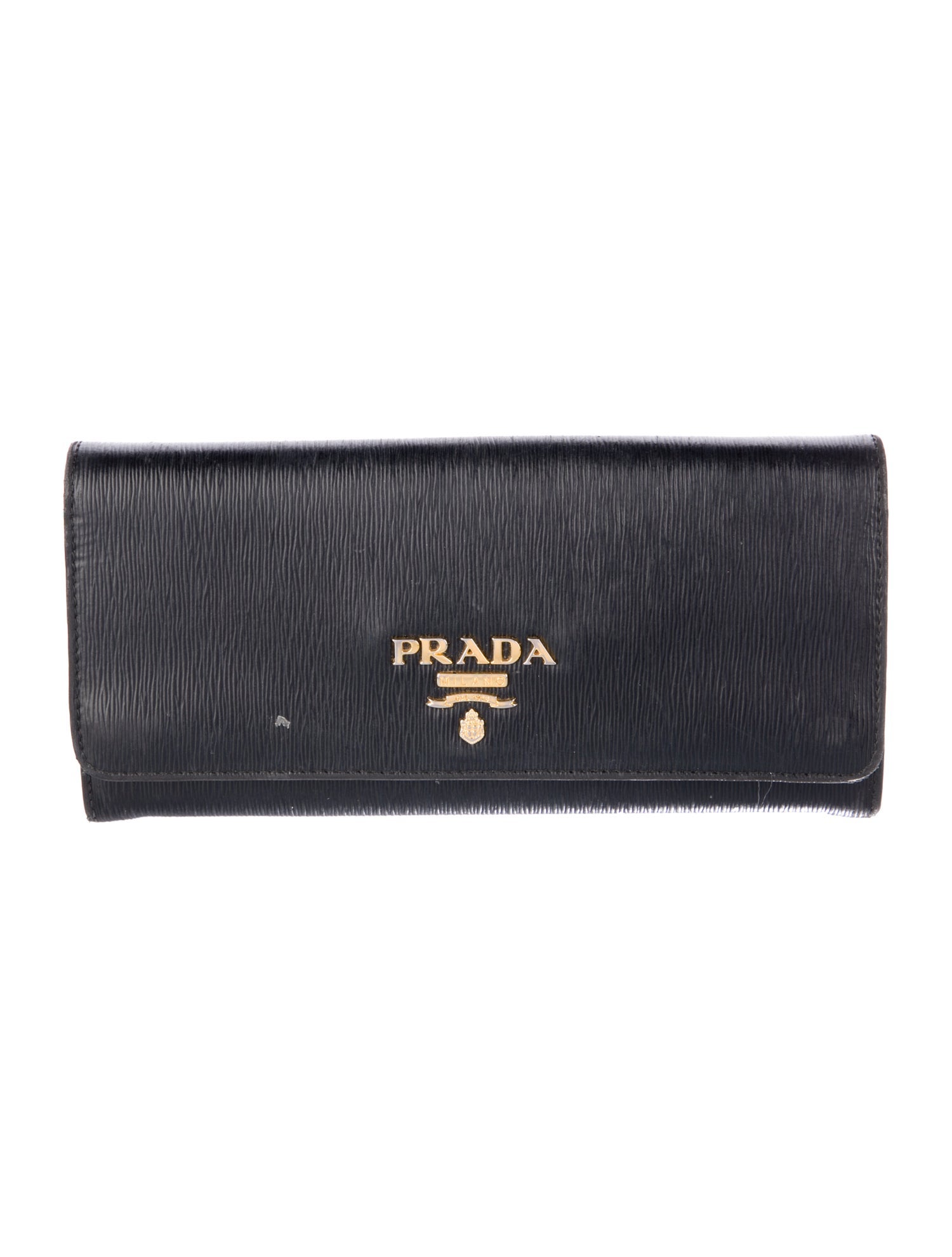 Prada Leather Clutch - Black Clutches, Handbags - PRA1110496 | The RealReal