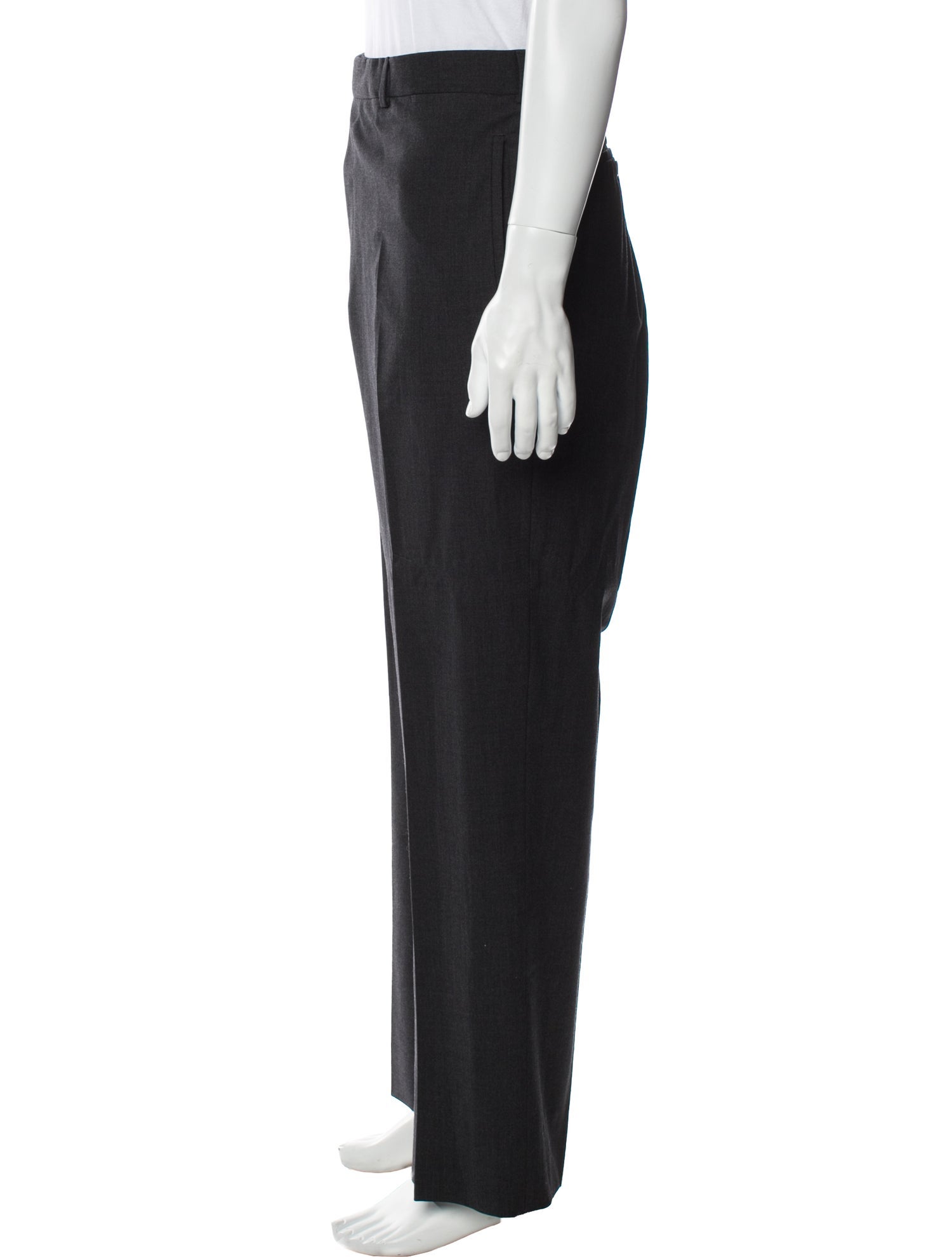 Prada Vintage Dress Pants - Grey, 12" Rise Pants, Clothing - PRA1111892 ...
