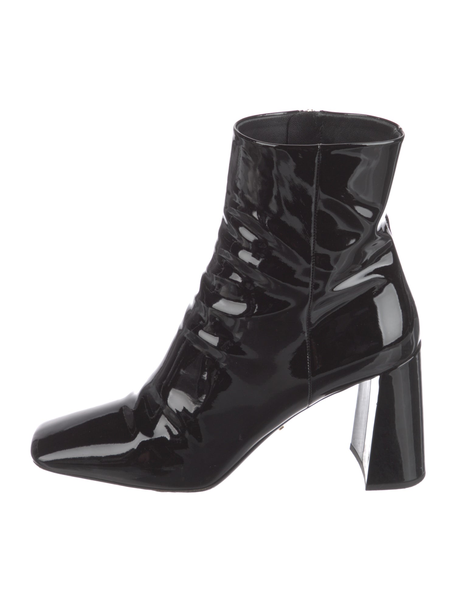 Prada Patent Leather Boots - Black Boots, Shoes - PRA1115610 | The RealReal