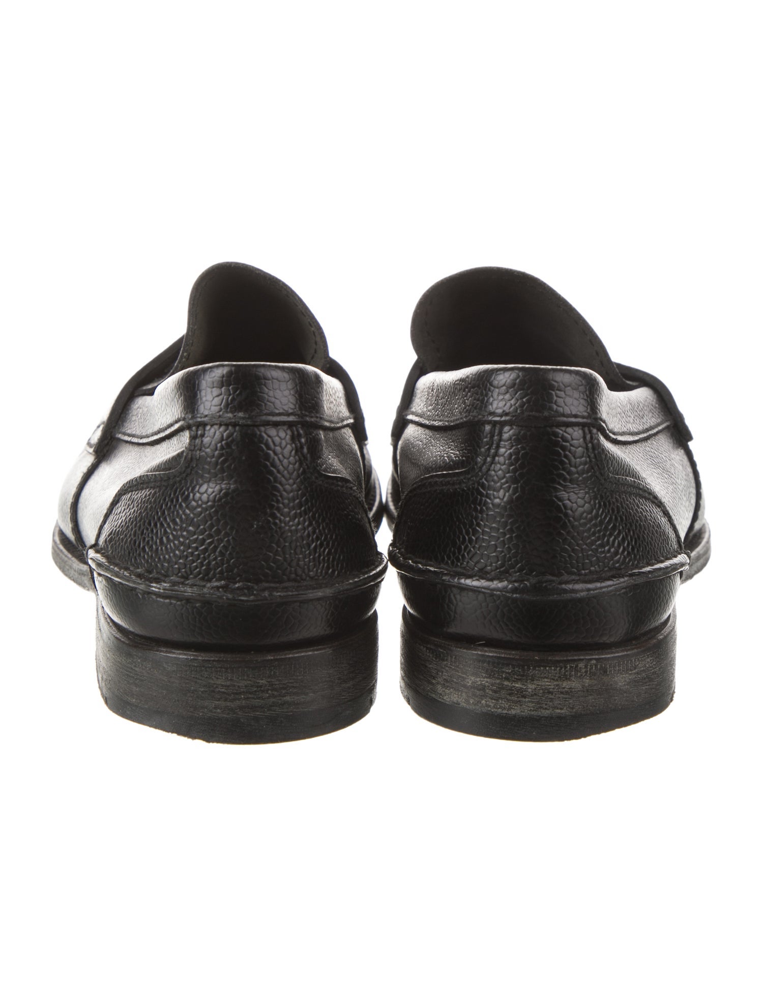 Prada Leather Dress Loafers - Black Loafers, Shoes - PRA1169056 | The ...
