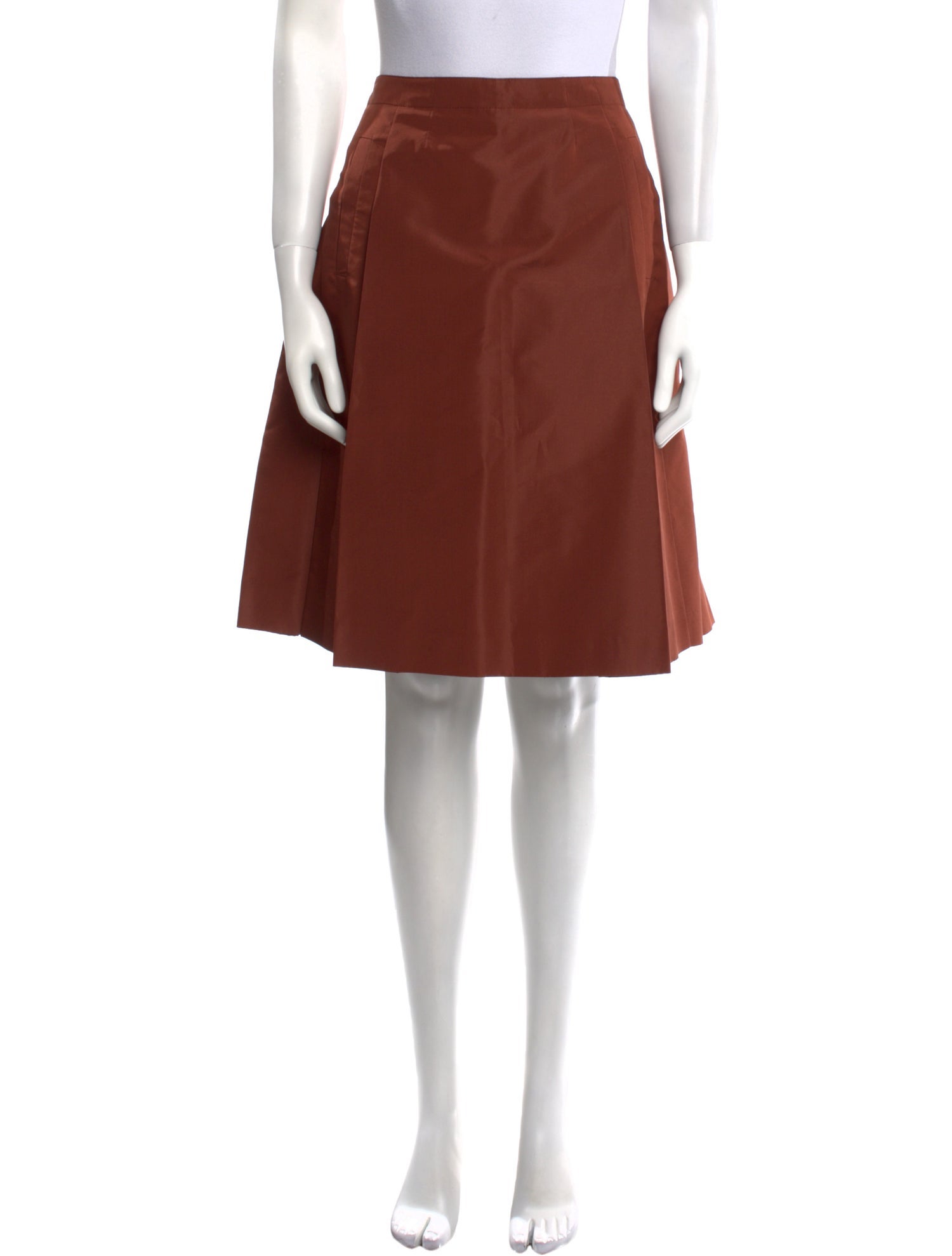 Prada Vintage Knee-Length Skirt - Brown Skirts, Clothing - PRA1185565 ...