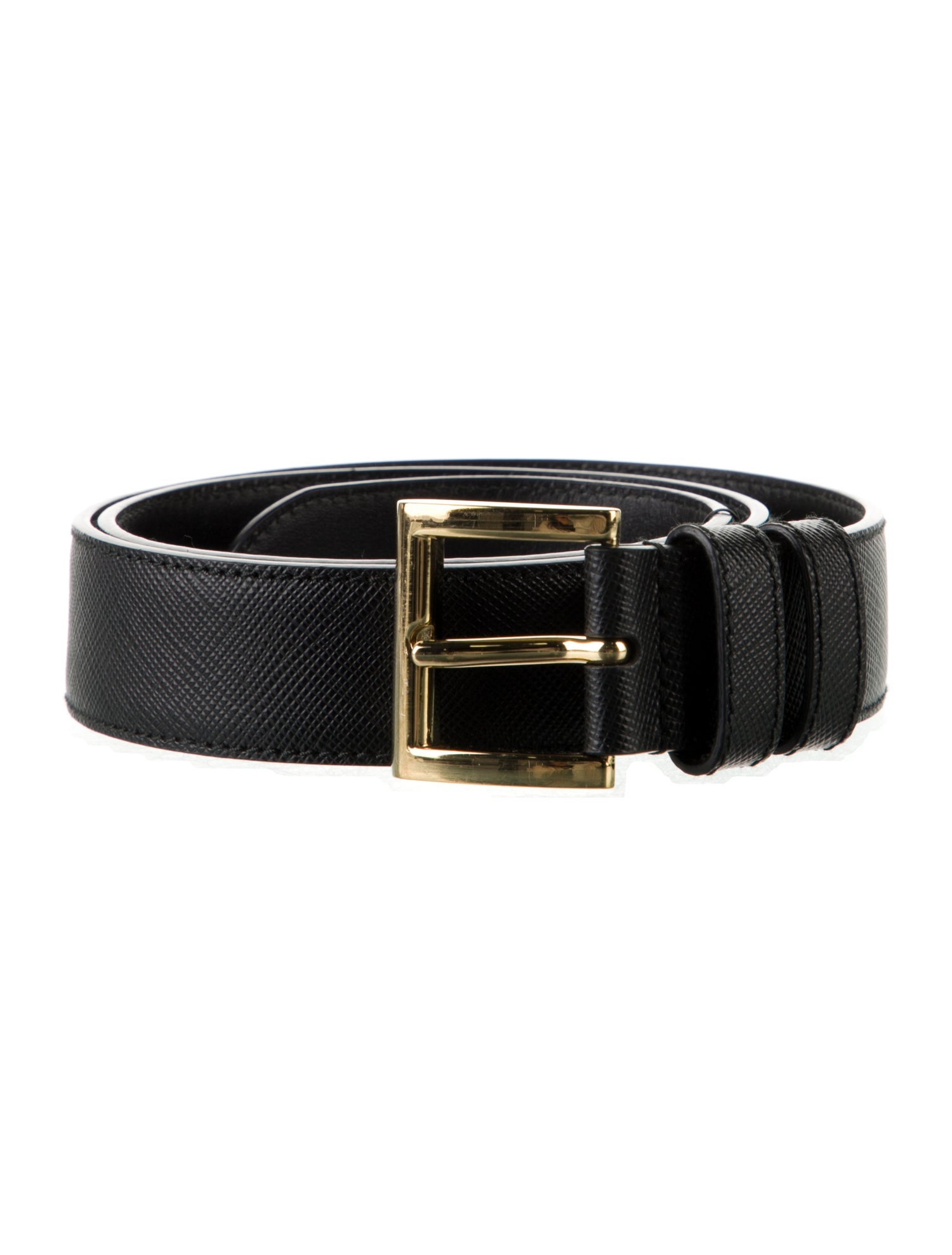 Prada Leather Belt - Black Belts, Accessories - PRA1187324 | The RealReal