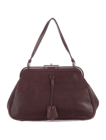 Prada Leather Frame Bag - Handbags - PRA154331 | The RealReal