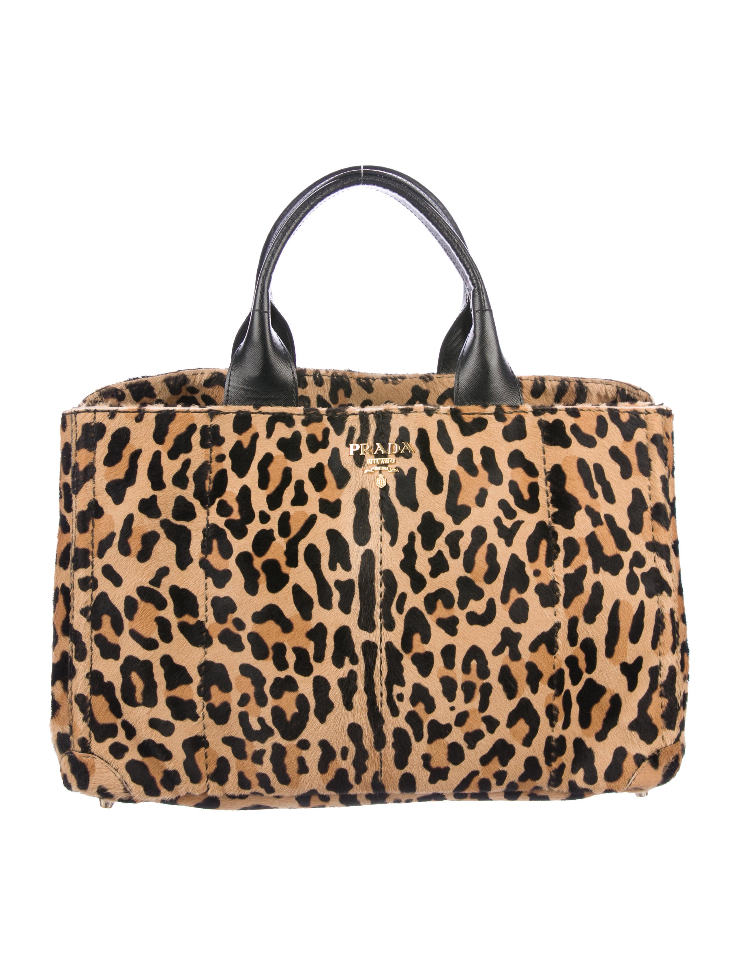 Prada Leopard Ponyhair Tote - Handbags - PRA207799 | The RealReal