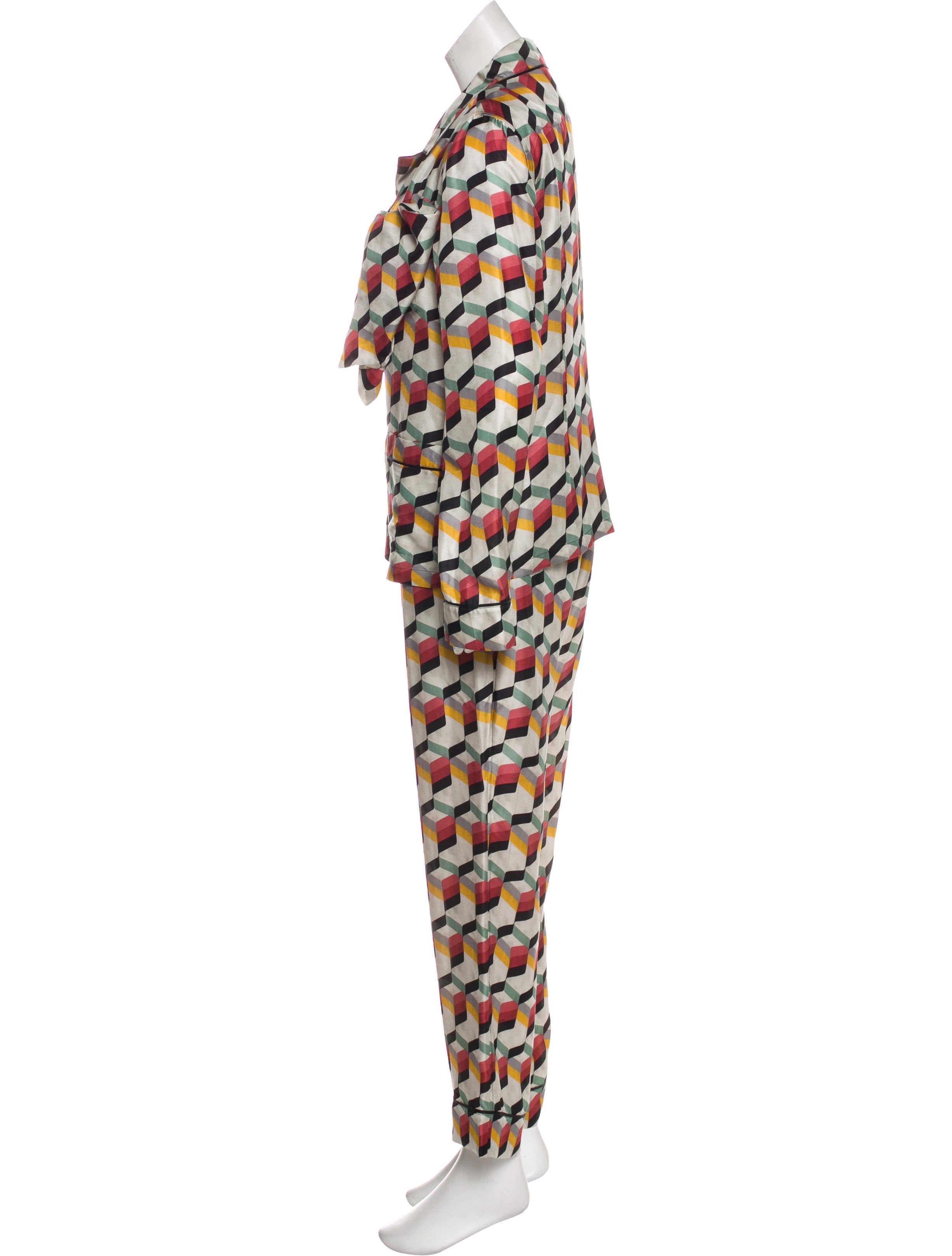Prada 2017 Pajama Set - White, 11" Rise Loungewear, Clothing ...