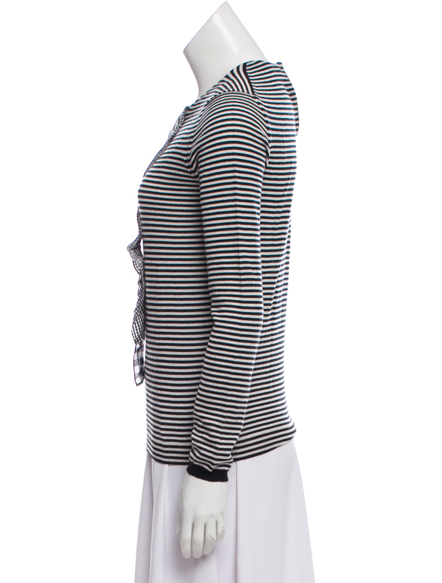Prada Striped Knit Top - Tops, Clothing - PRA240946 | The RealReal