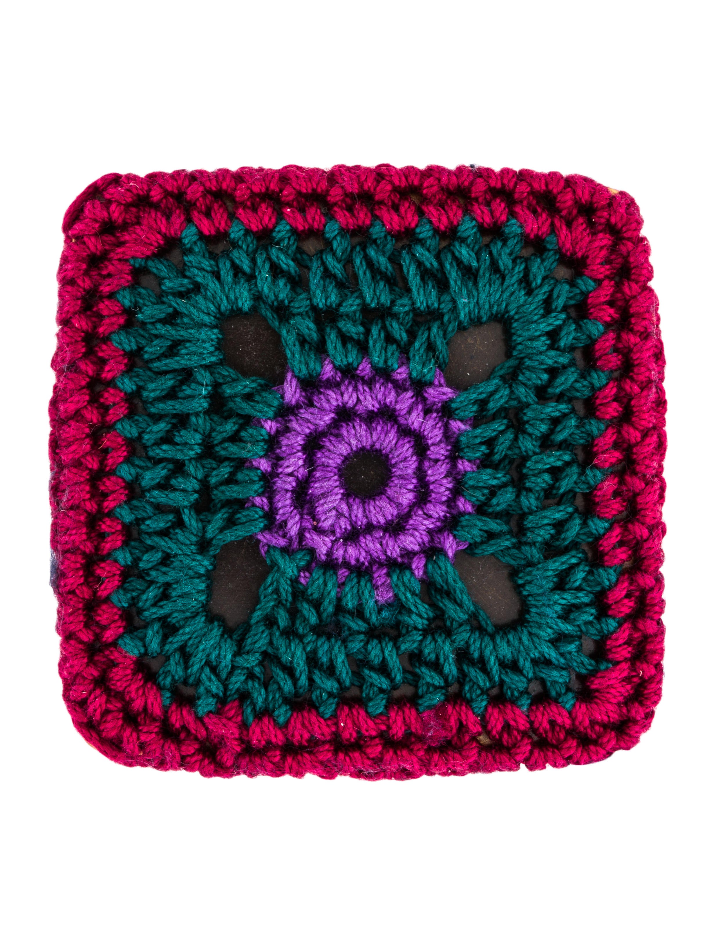 Prada Spilla Crochet Brooch - Silver-Tone Metal Pin, Brooches ...