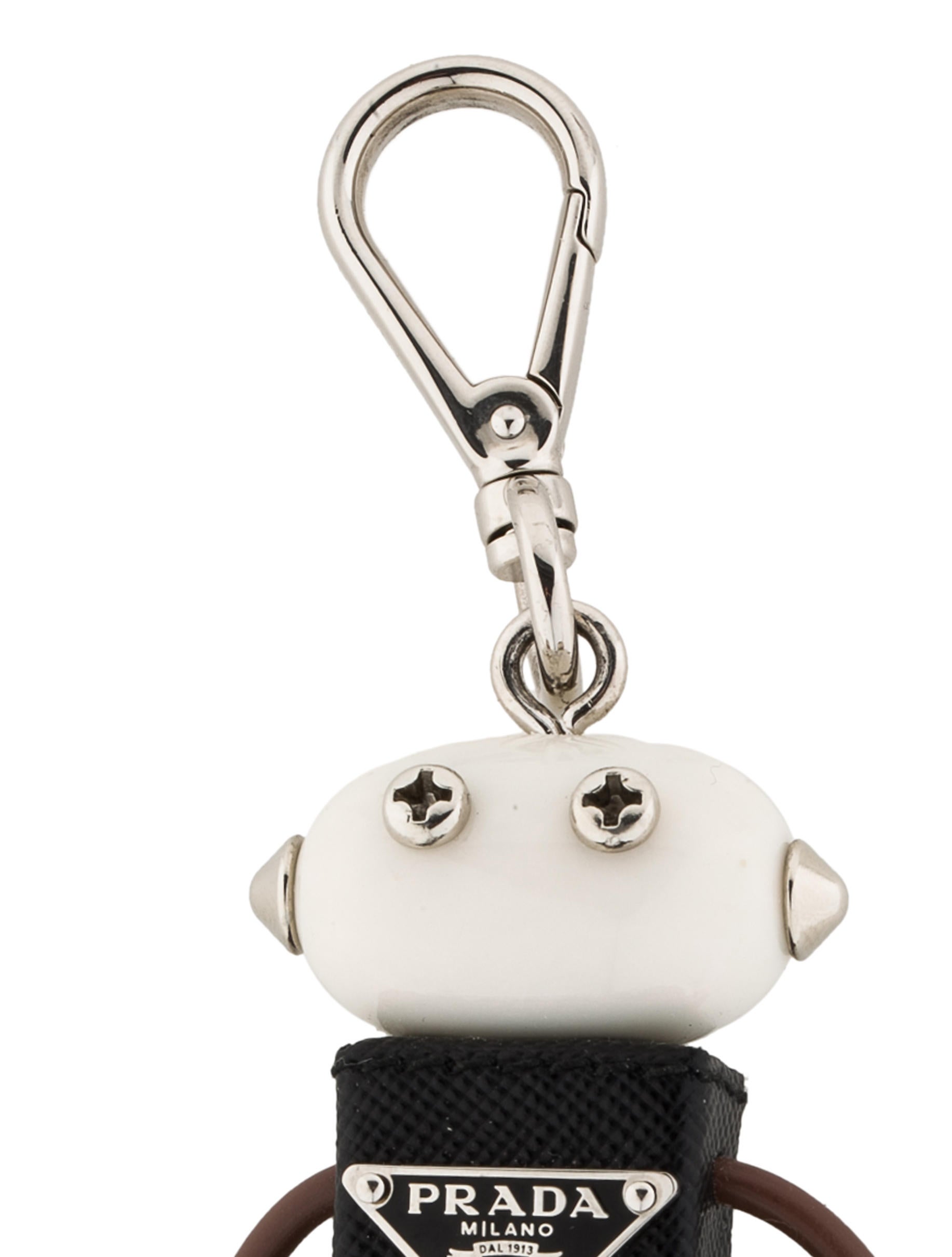 Prada Robot Wallace Keychain - Black Keychains, Accessories - PRA40081 ...