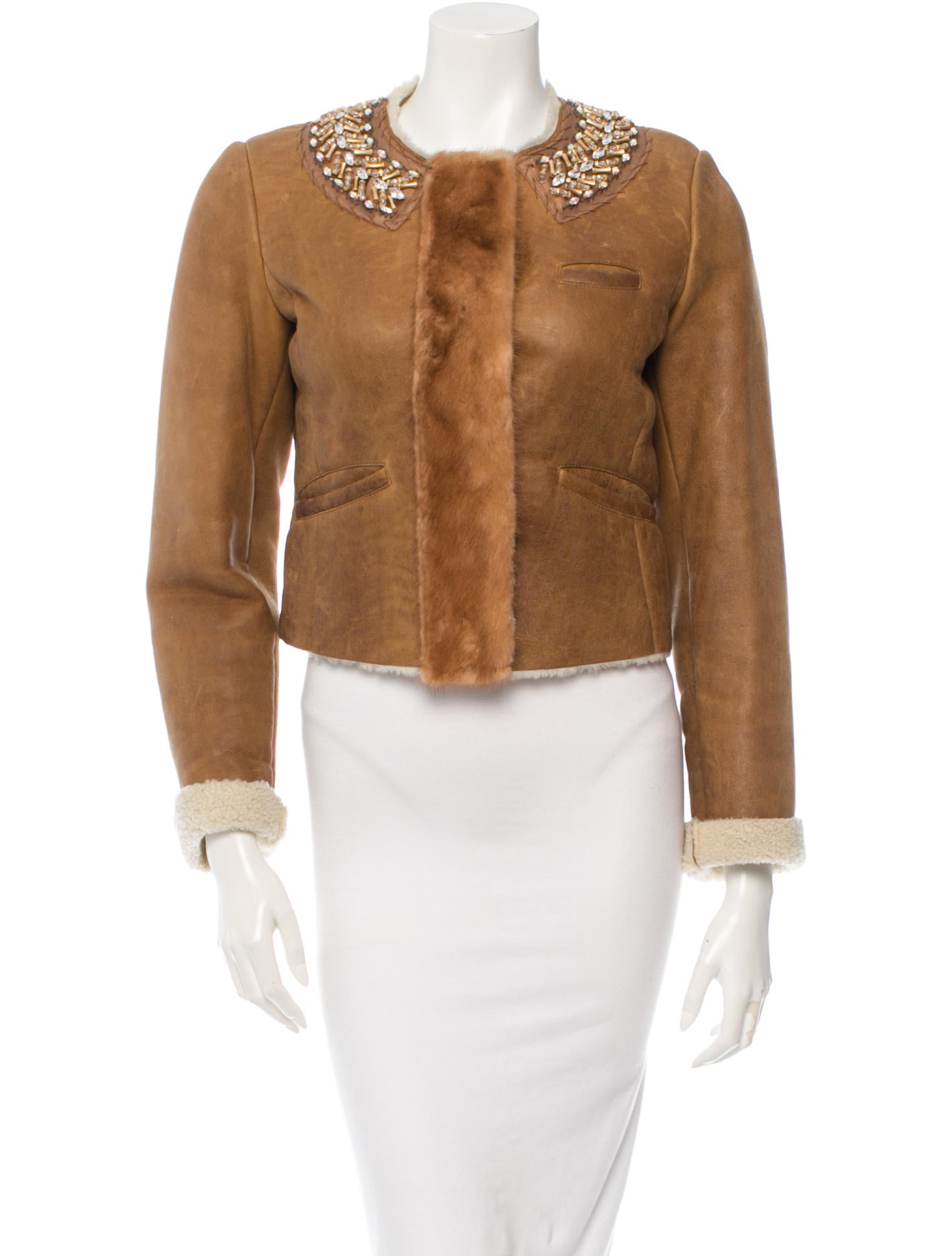 Prada Leather Jacket - Clothing - PRA58293 | The RealReal