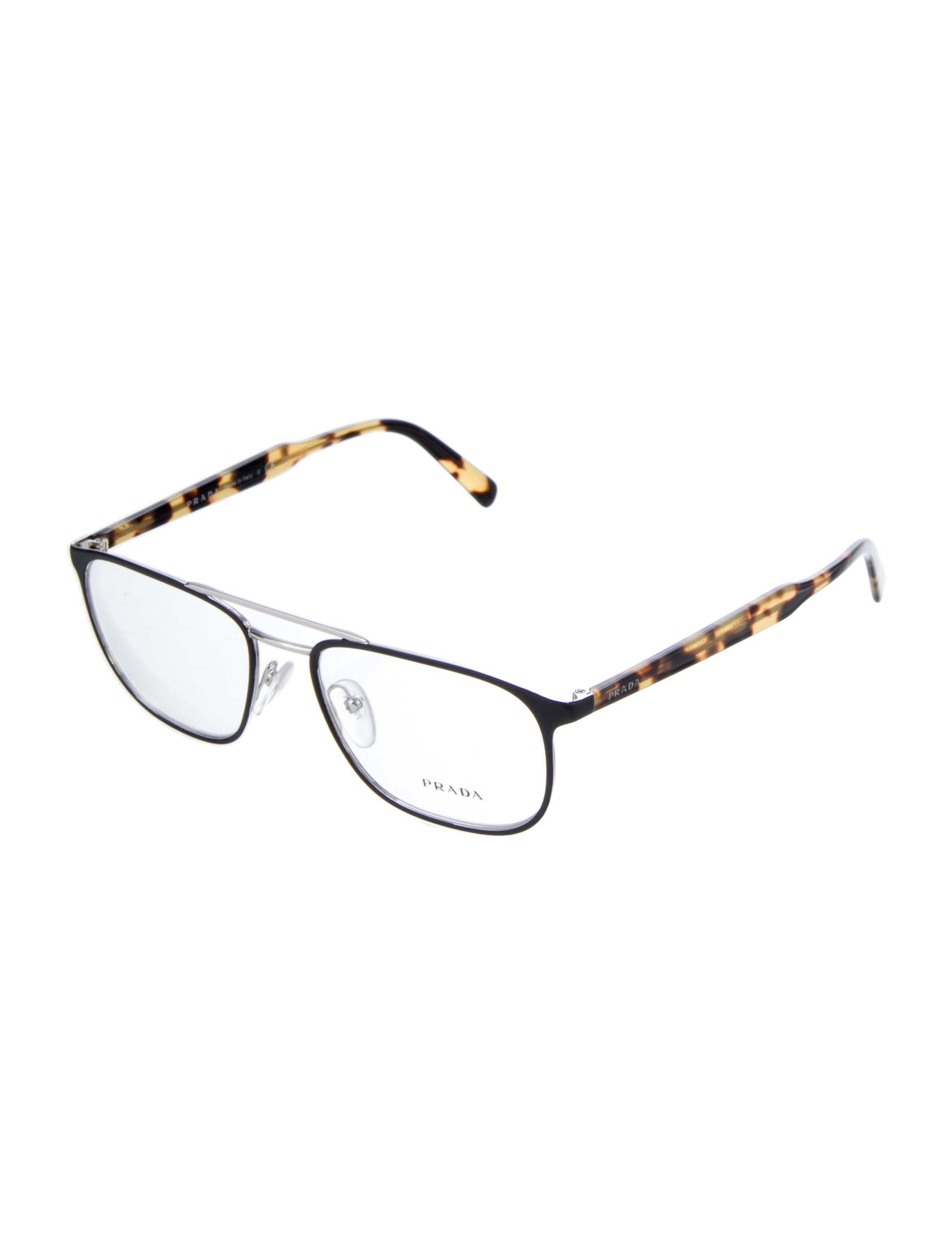 Prada Resin Logo Eyeglasses - Black Eyeglasses, Accessories - PRA170213 ...