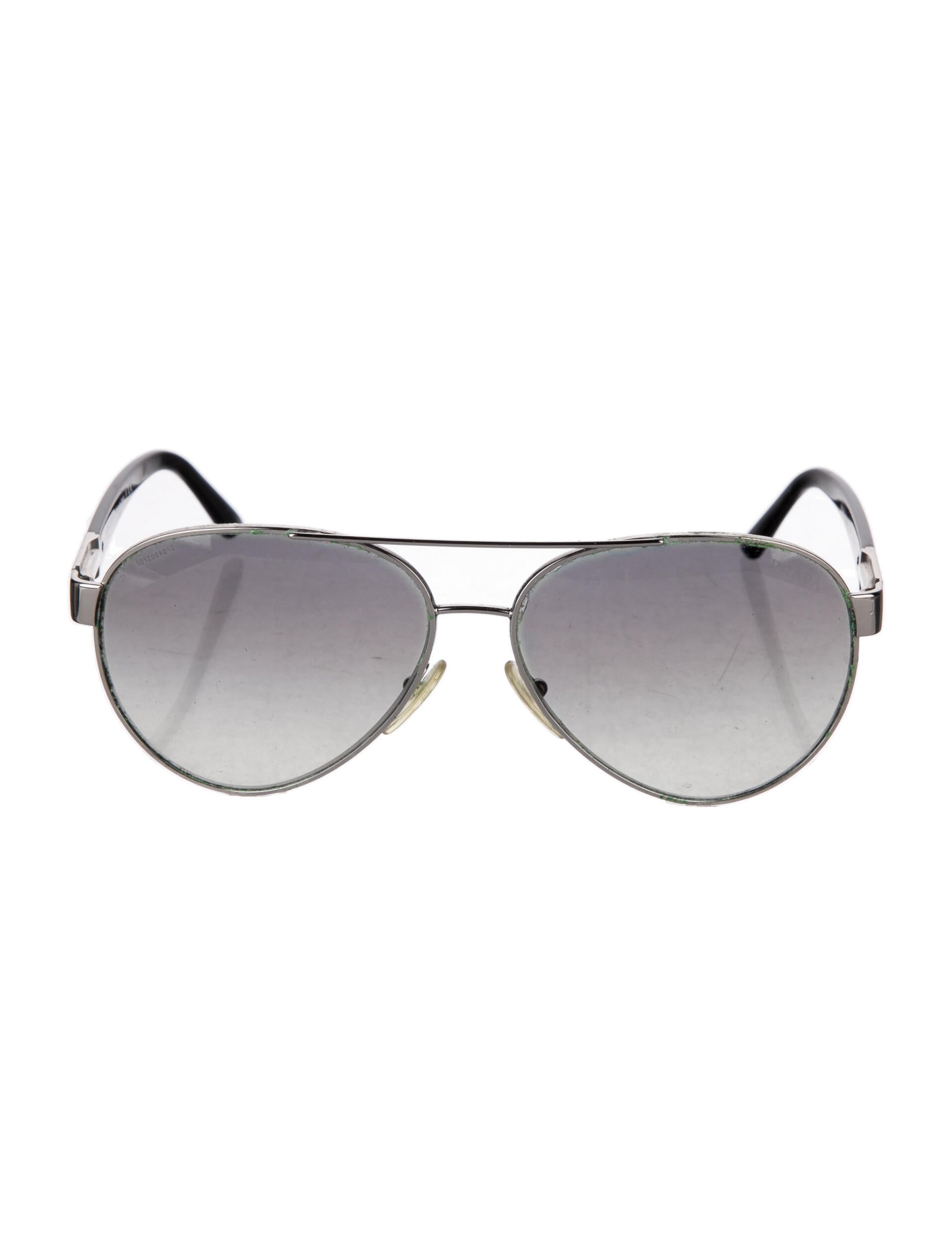 Prada Aviator Gradient Sunglasses - Black Sunglasses, Accessories ...