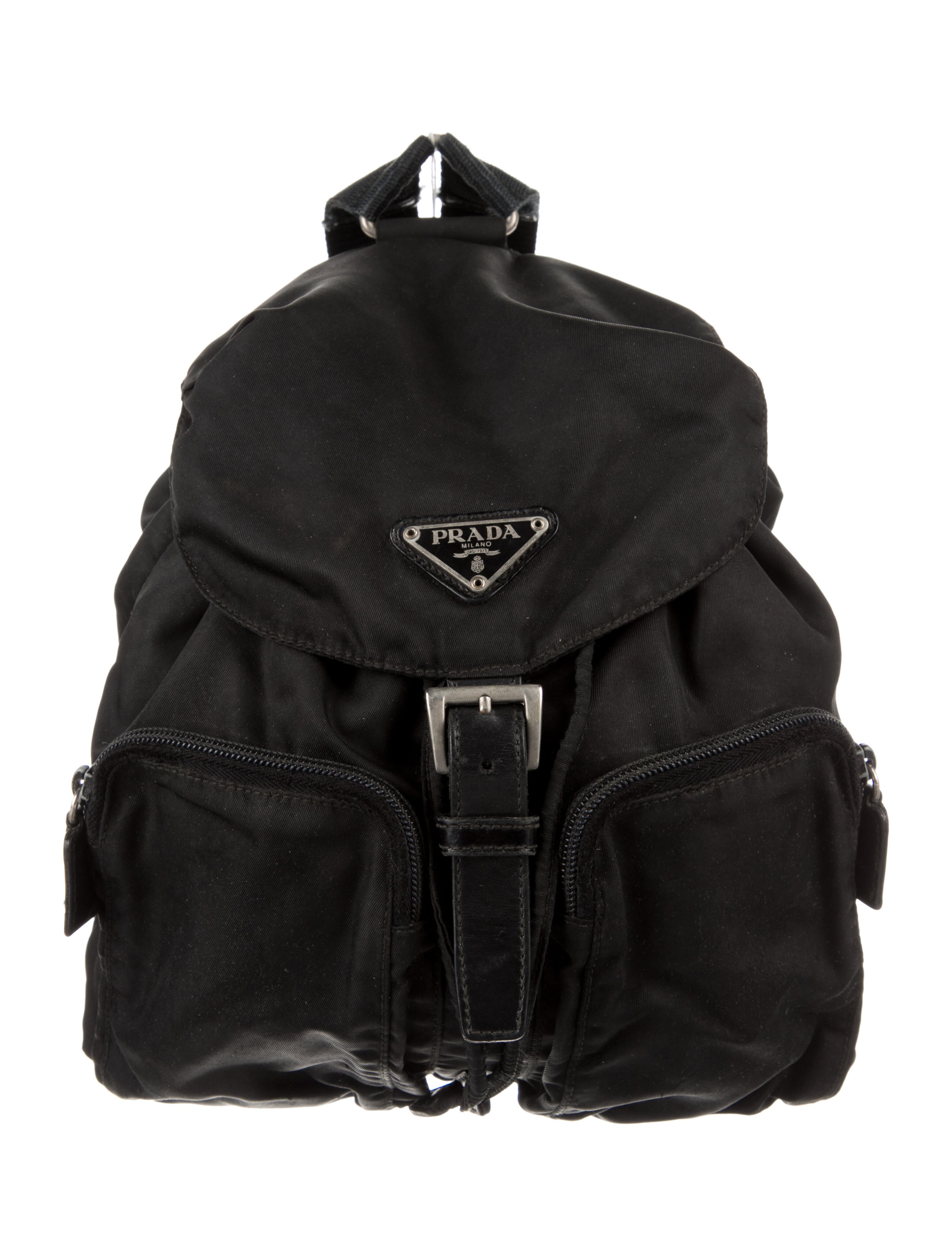Prada Vintage Tessuto Backpack - Black Backpacks, Handbags - PRA803513 ...