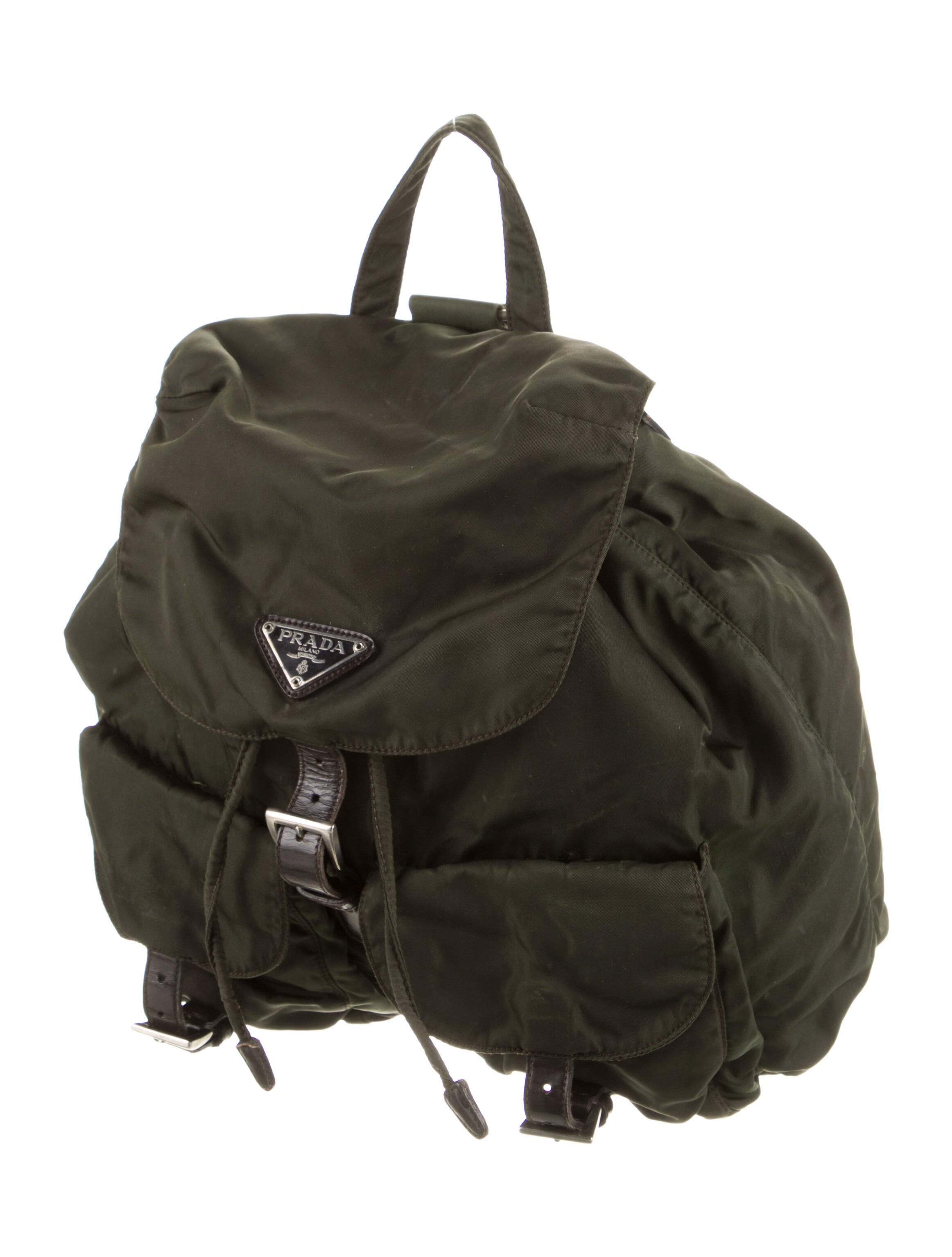 Prada Vintage Tessuto Backpack - Green Backpacks, Handbags - PRA726437 ...