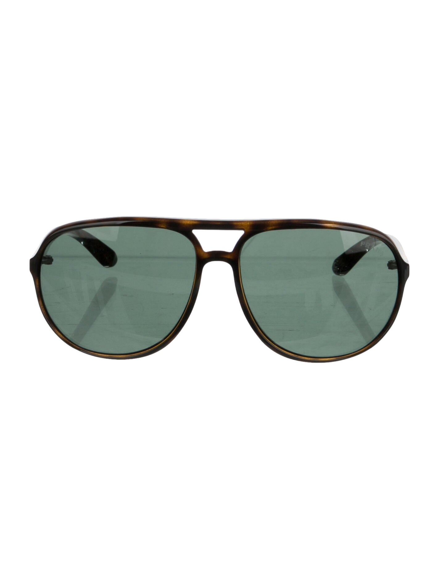 Prada Aviator Tinted Sunglasses - Brown Sunglasses, Accessories ...