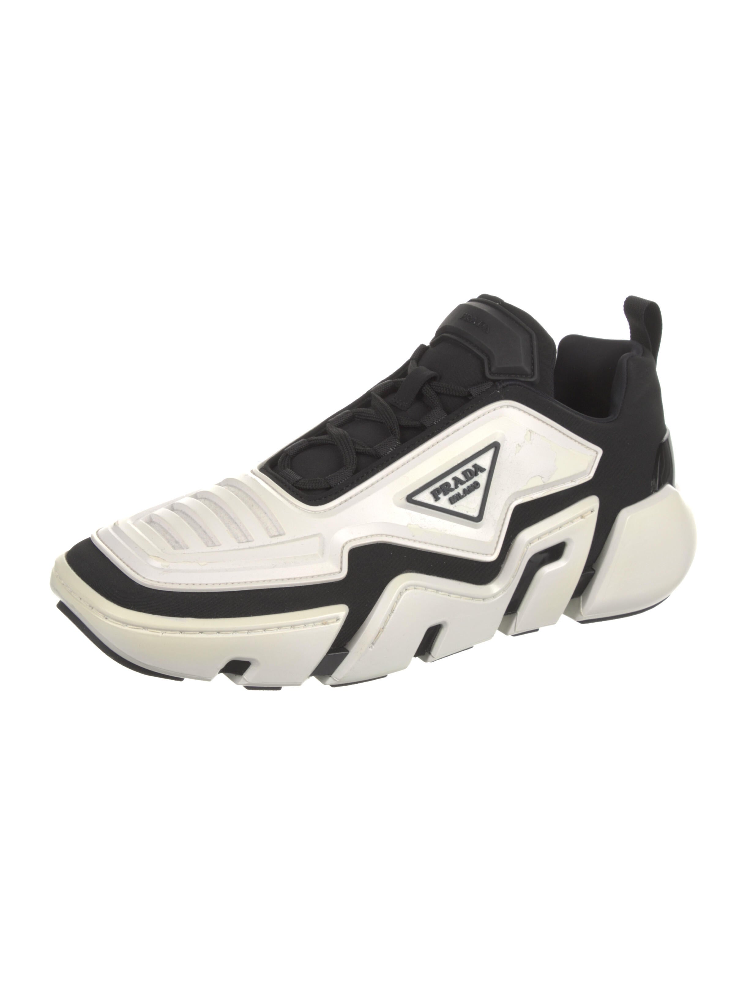Prada Colorblock Pattern Chunky Sneakers - White Sneakers, Shoes ...