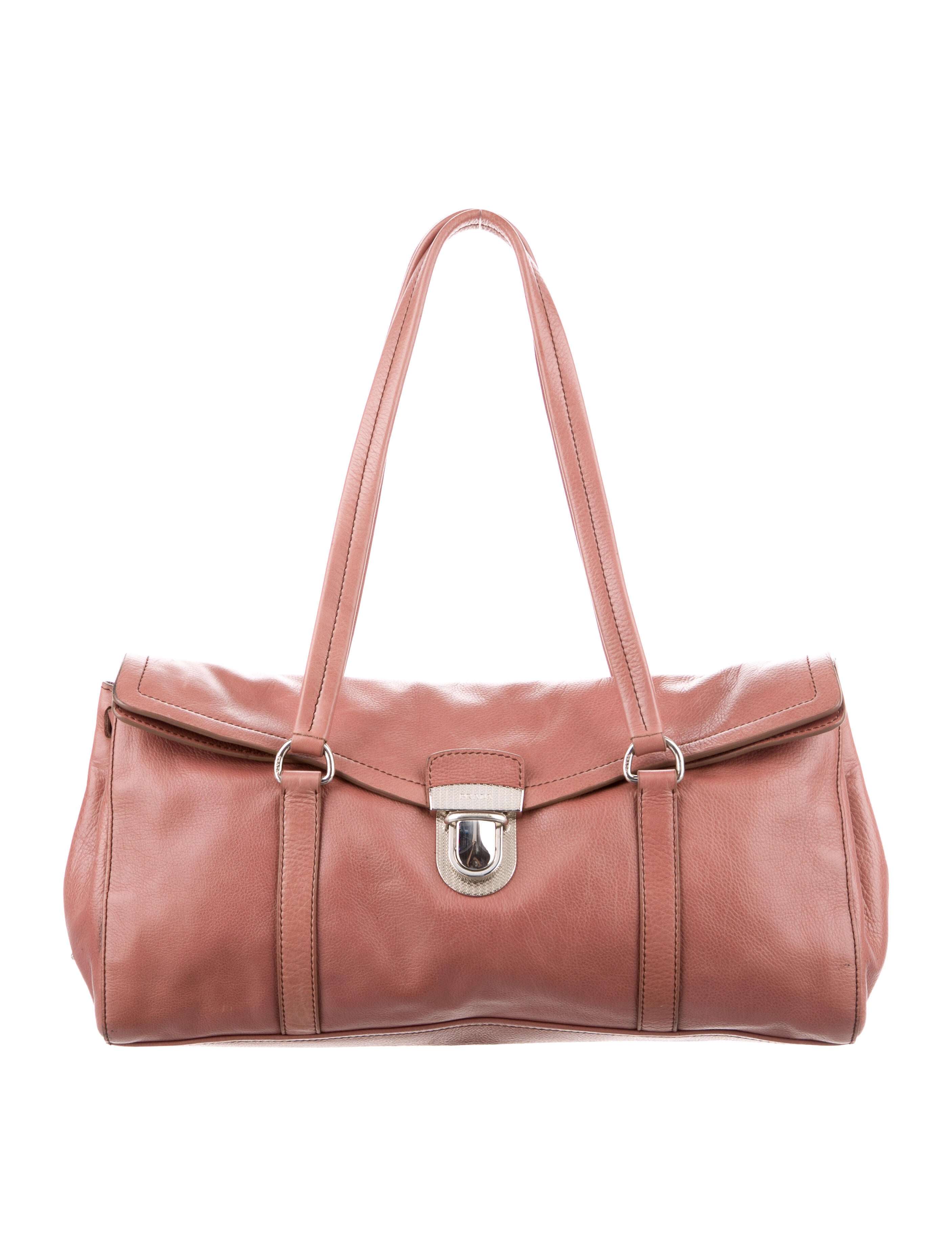 Prada Buffalo Easy Bag - Neutrals Shoulder Bags, Handbags - PRA733719 ...