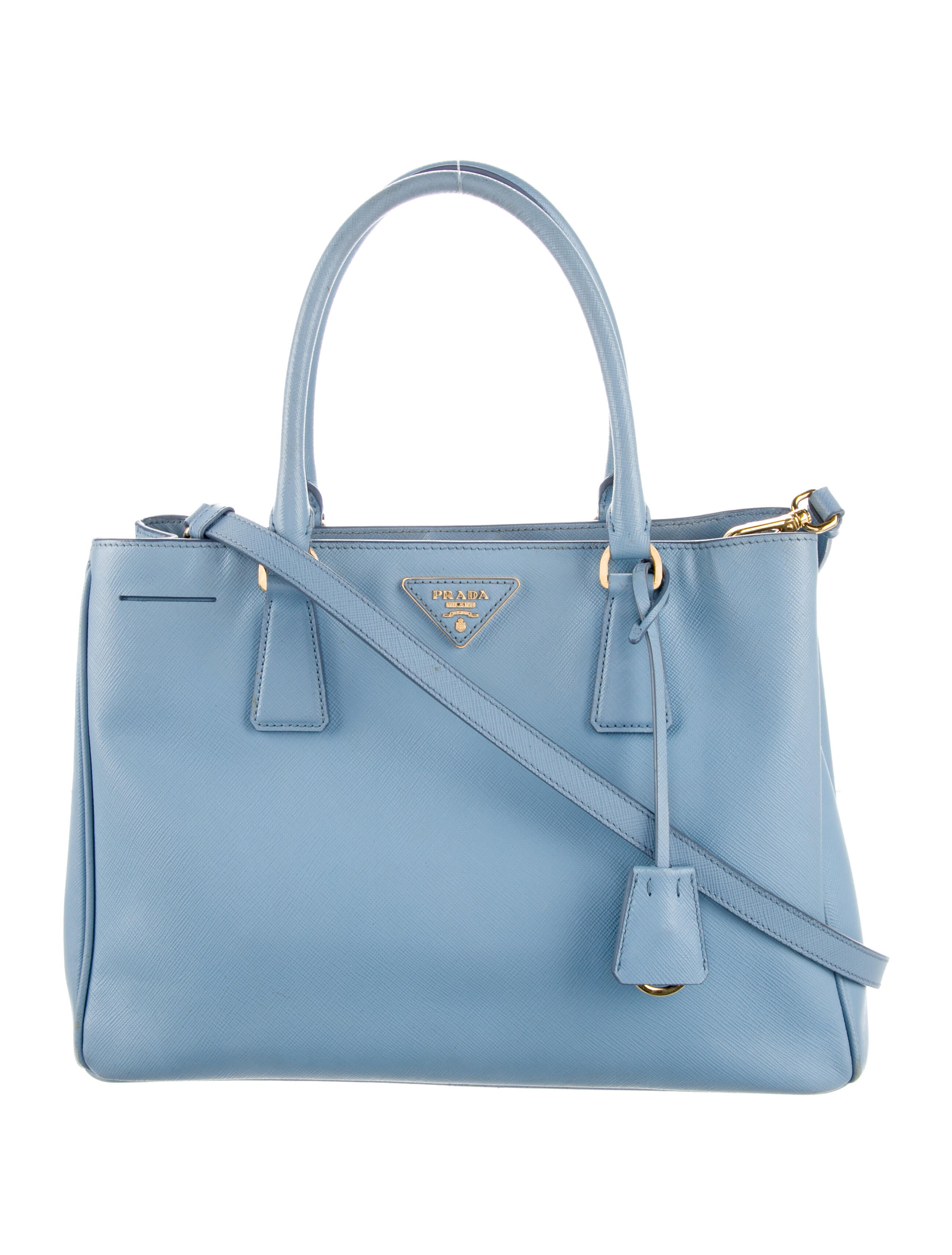 Prada Striped Straw Tote - Blue Totes, Handbags - PRA159831 | The RealReal