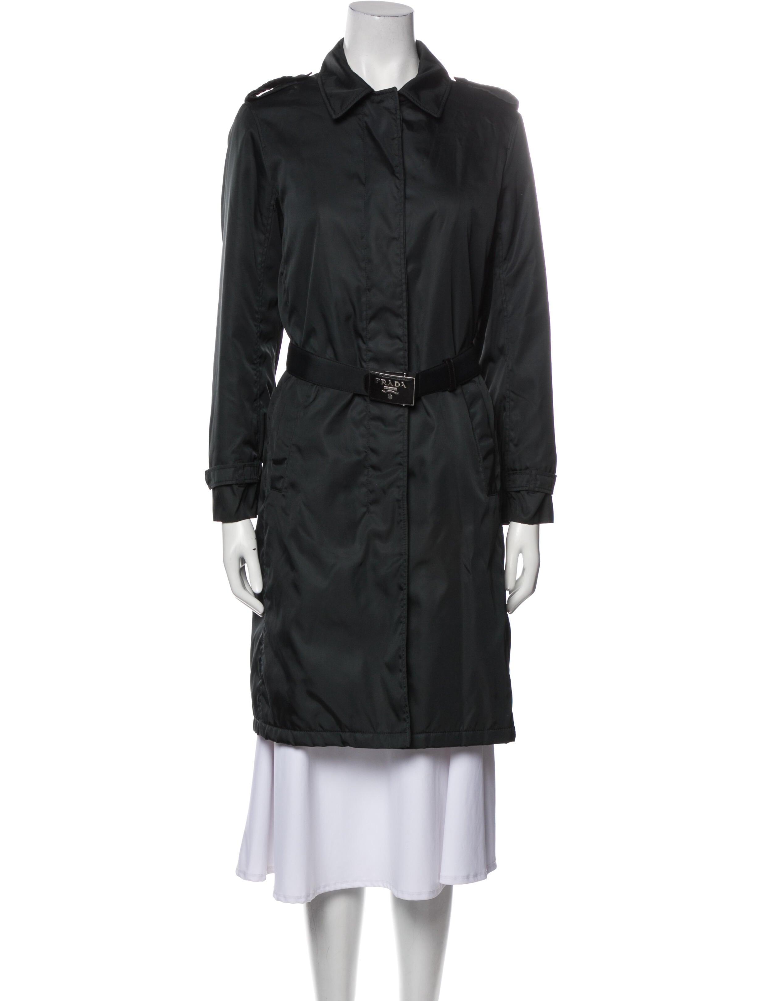 Prada Vintage 2007 Trench Coat - Black Coats, Clothing - PRA746469 ...