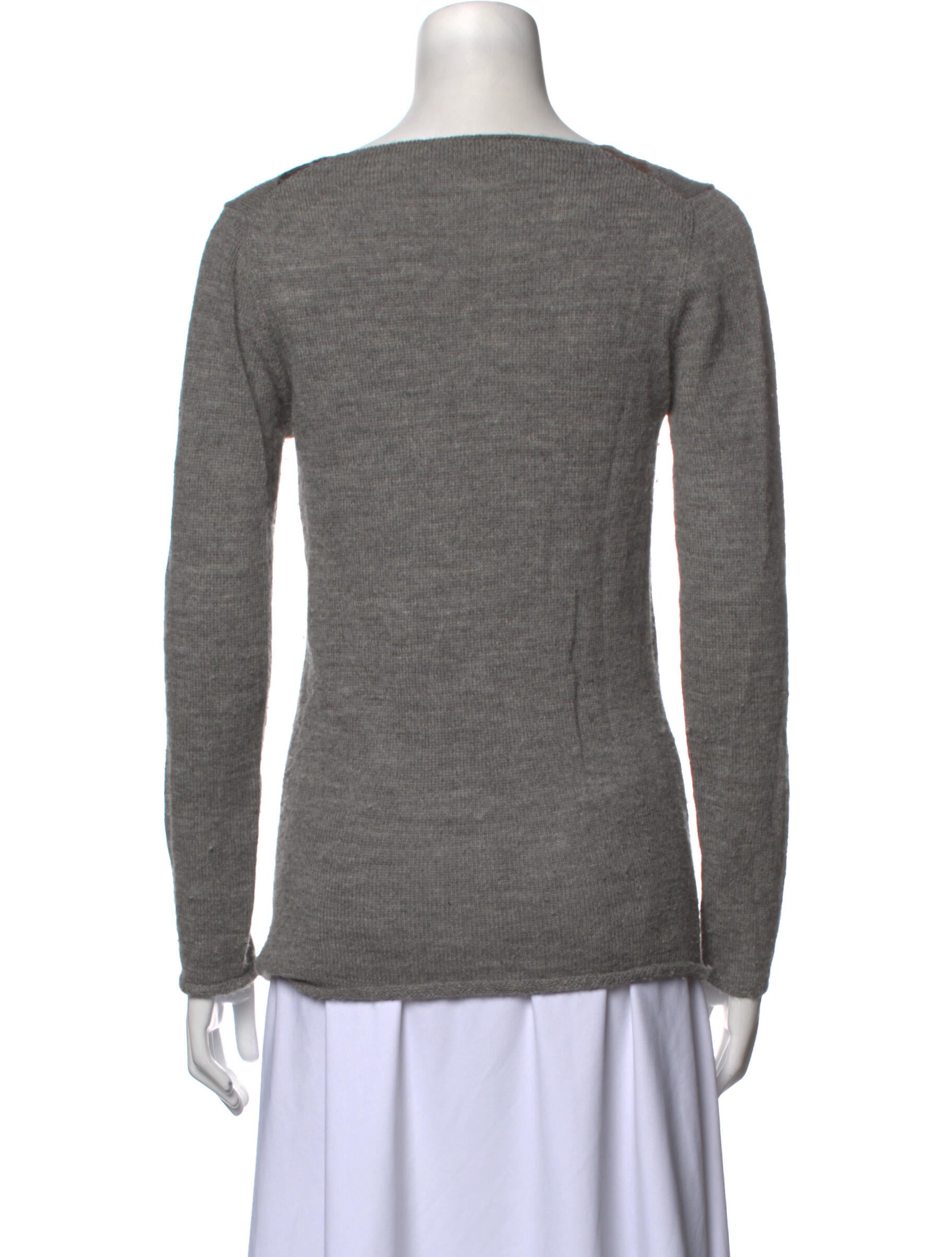 Prada Patterned Embellished Sweater - Orange Knitwear, Clothing ...