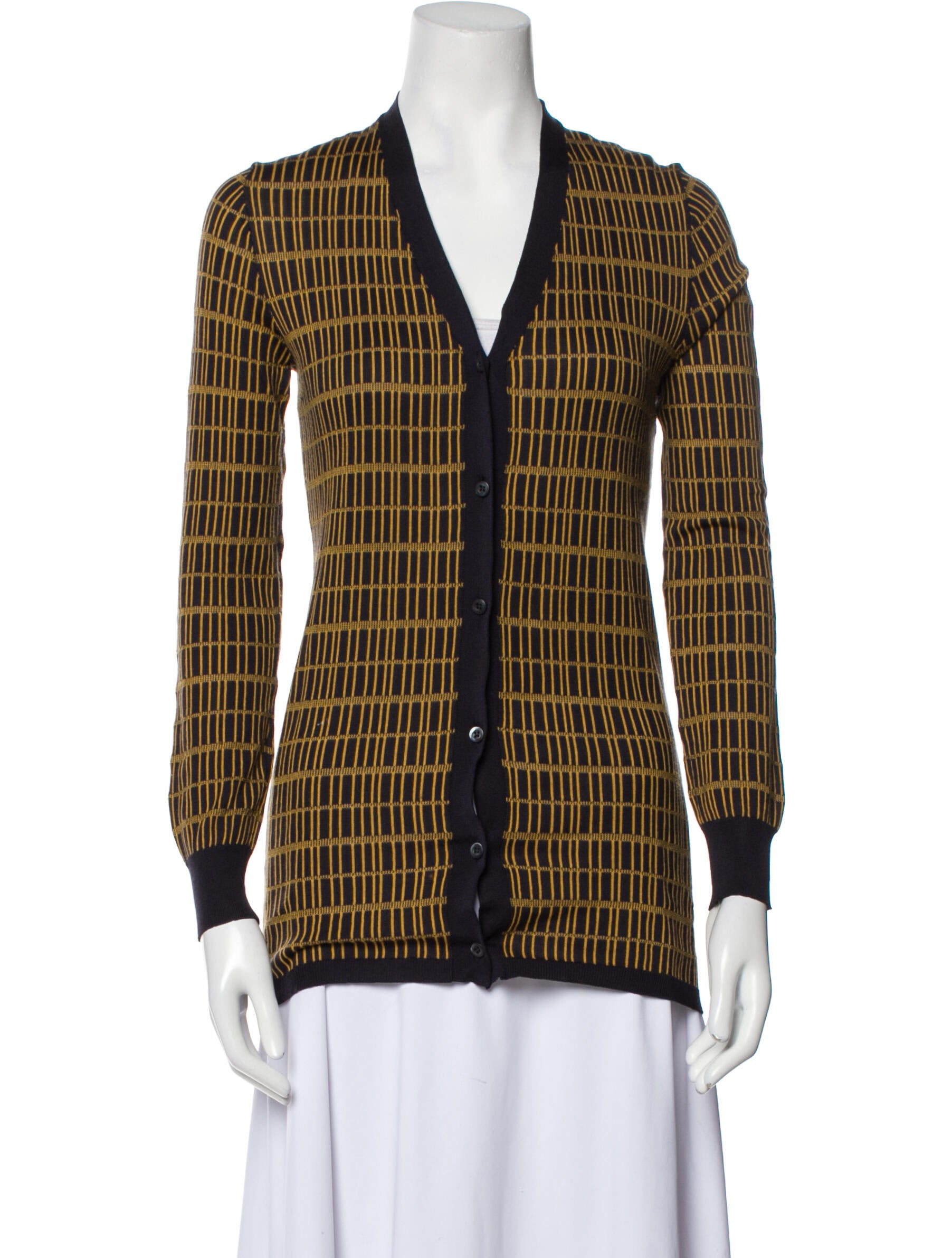 Prada Patterned Embellished Sweater - Orange Knitwear, Clothing ...