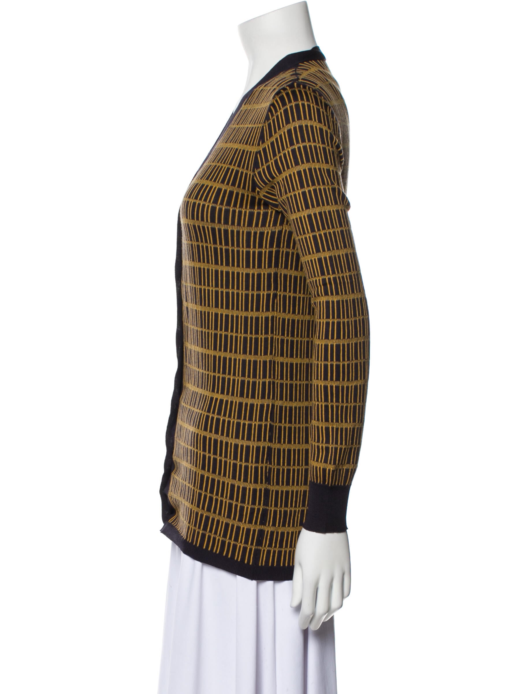 Prada Patterned Embellished Sweater - Orange Knitwear, Clothing ...