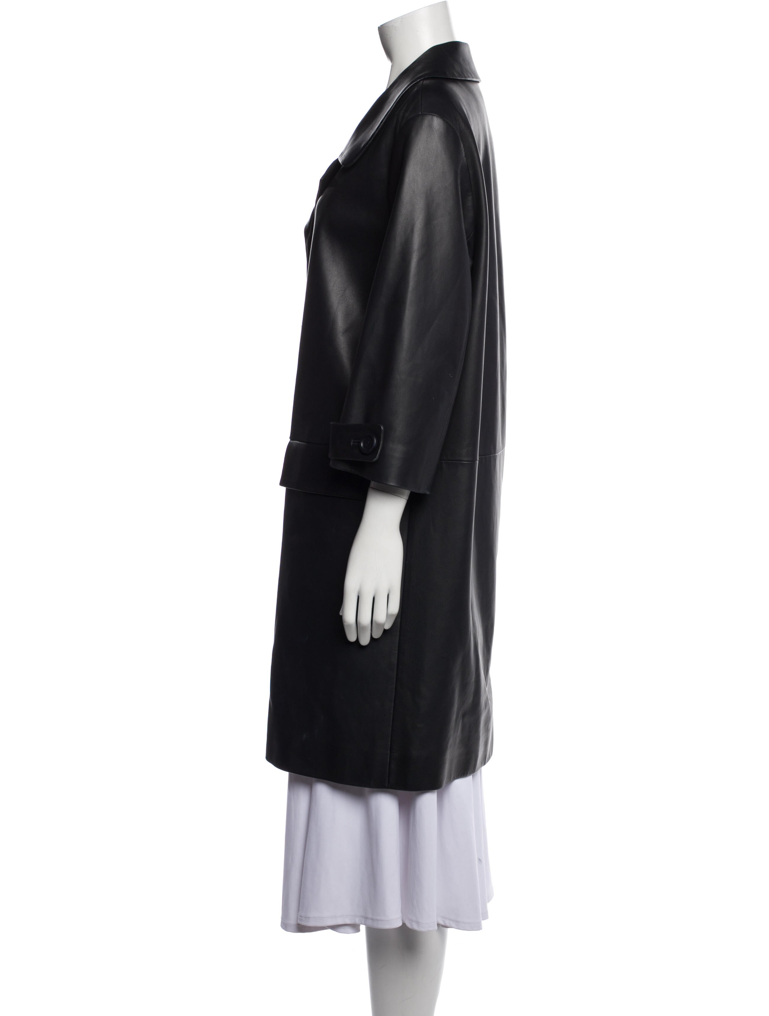 Prada Gingham Wool Coat - Black Coats, Clothing - PRA88135 | The RealReal