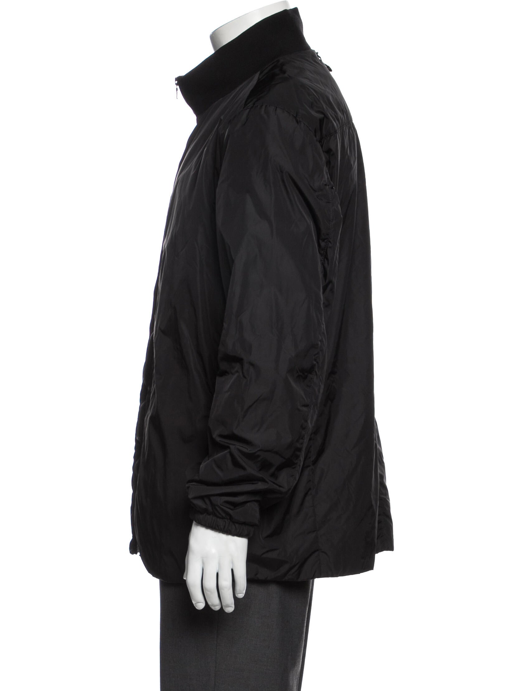 Prada Sport Windbreaker - Black Outerwear, Clothing - WPR89582 | The ...