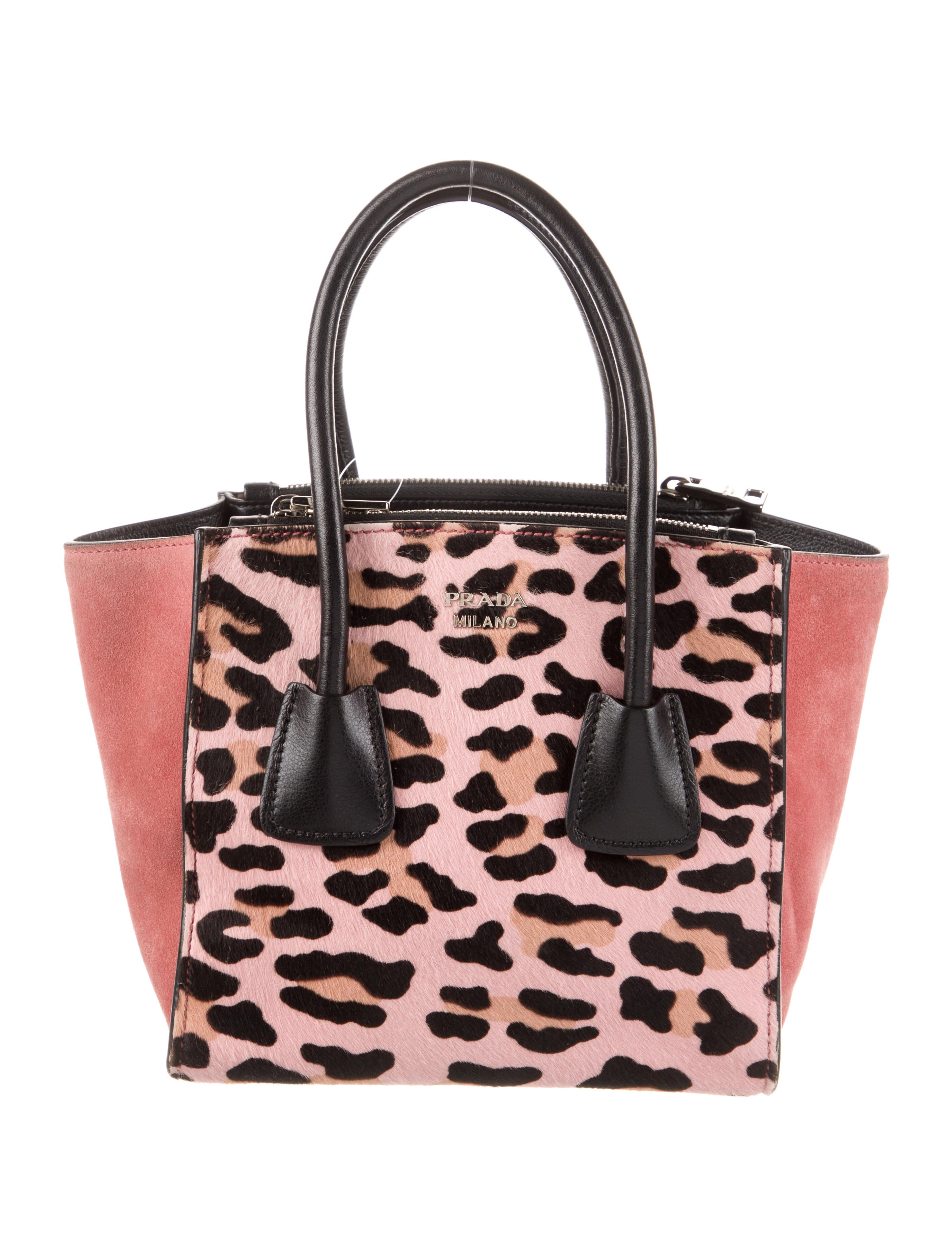 Prada Leopard Print Ponyhair Tote - Totes, Handbags - PRA187506 | The ...