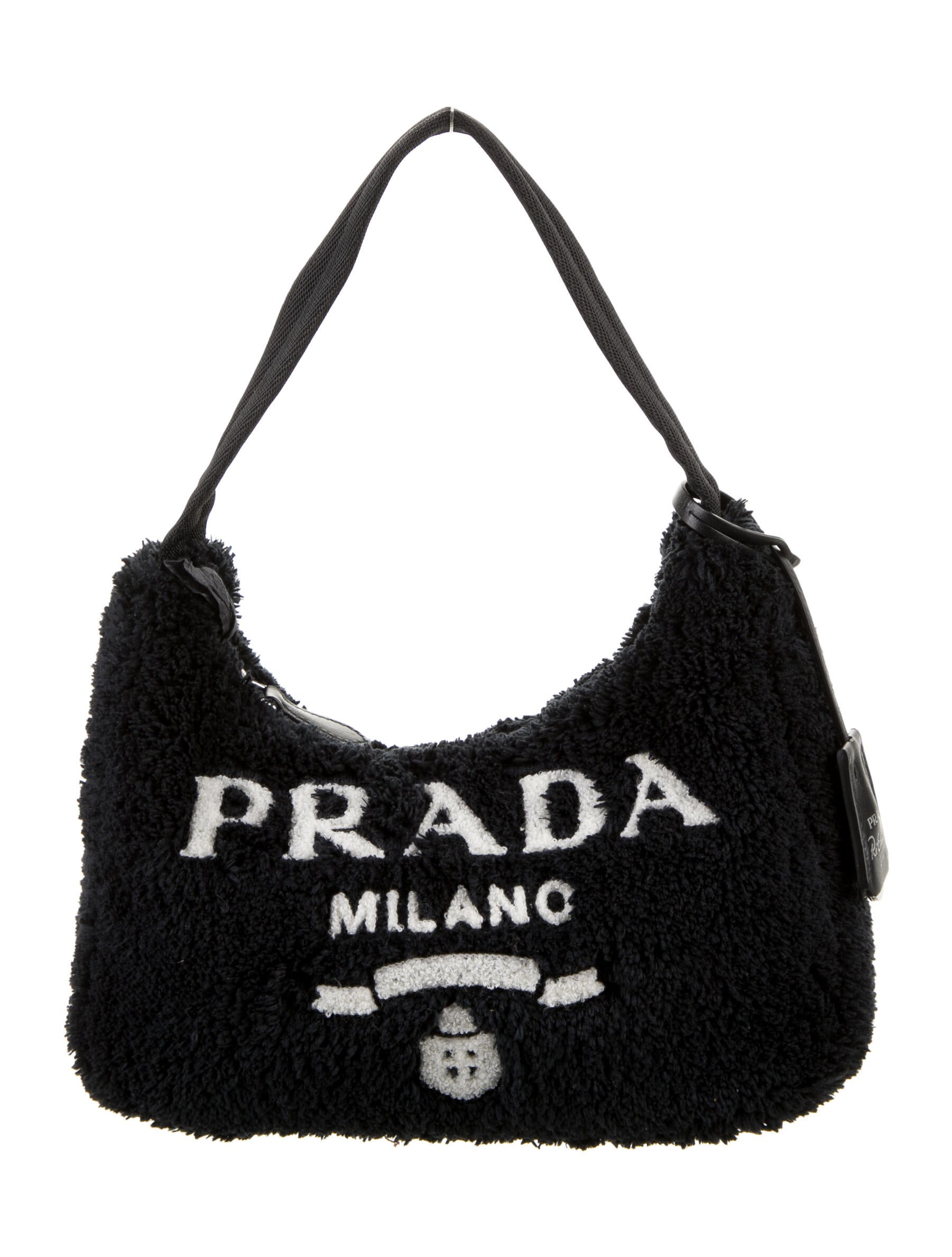 Prada Re-Edition 2000 Terry Spugna Mini Bag - Black Shoulder Bags ...