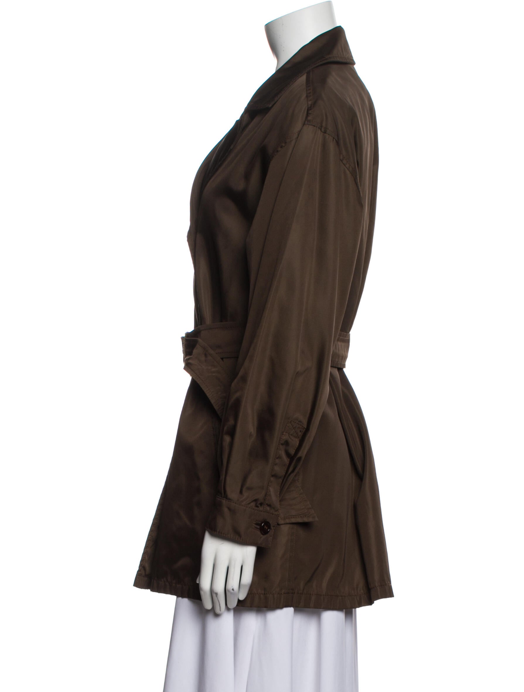 Prada Vintage Late 1990's - Early 2000's Trench Coat - Brown Coats ...