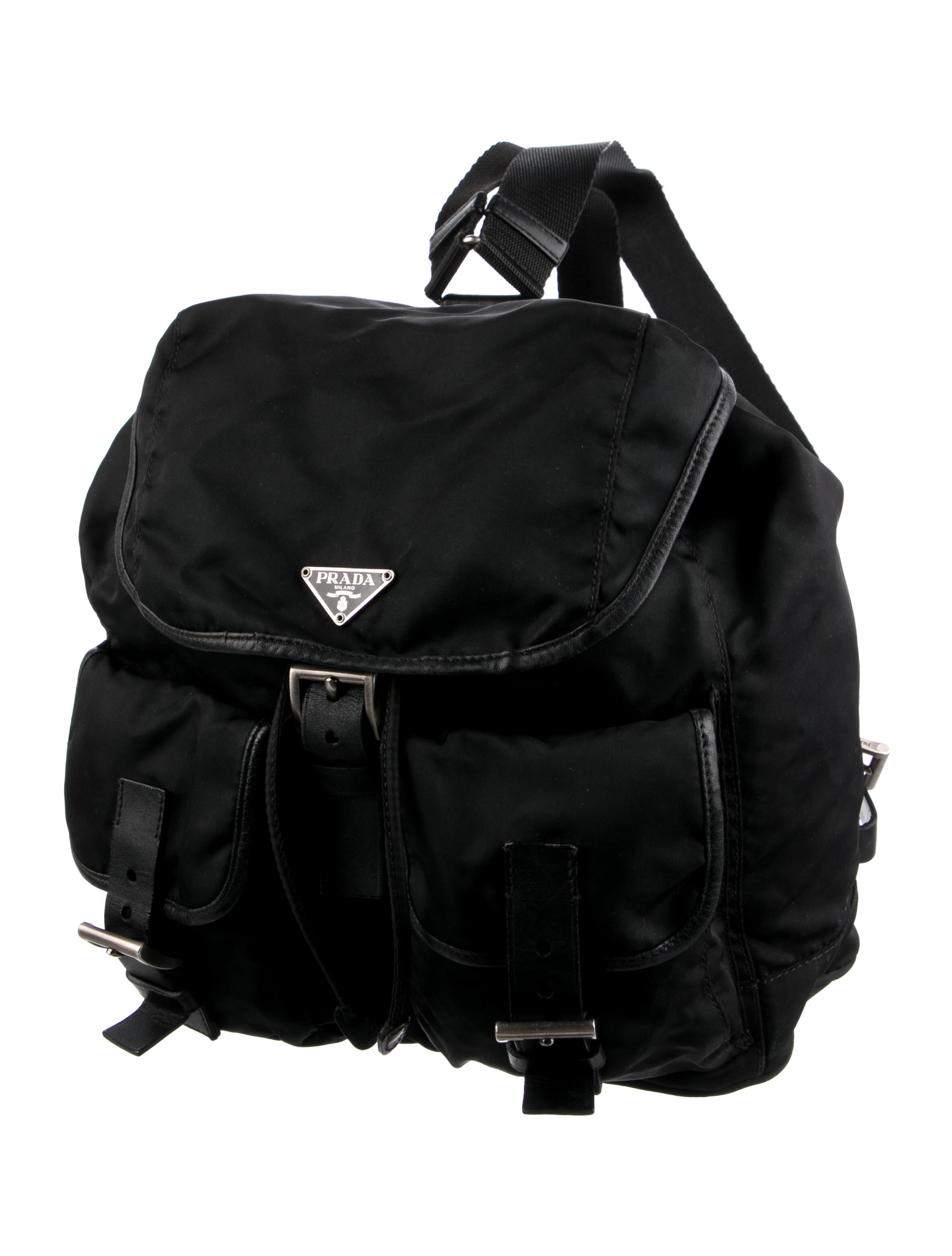 Prada Vintage Vela Backpack - Black Backpacks, Handbags - PRA761867 ...