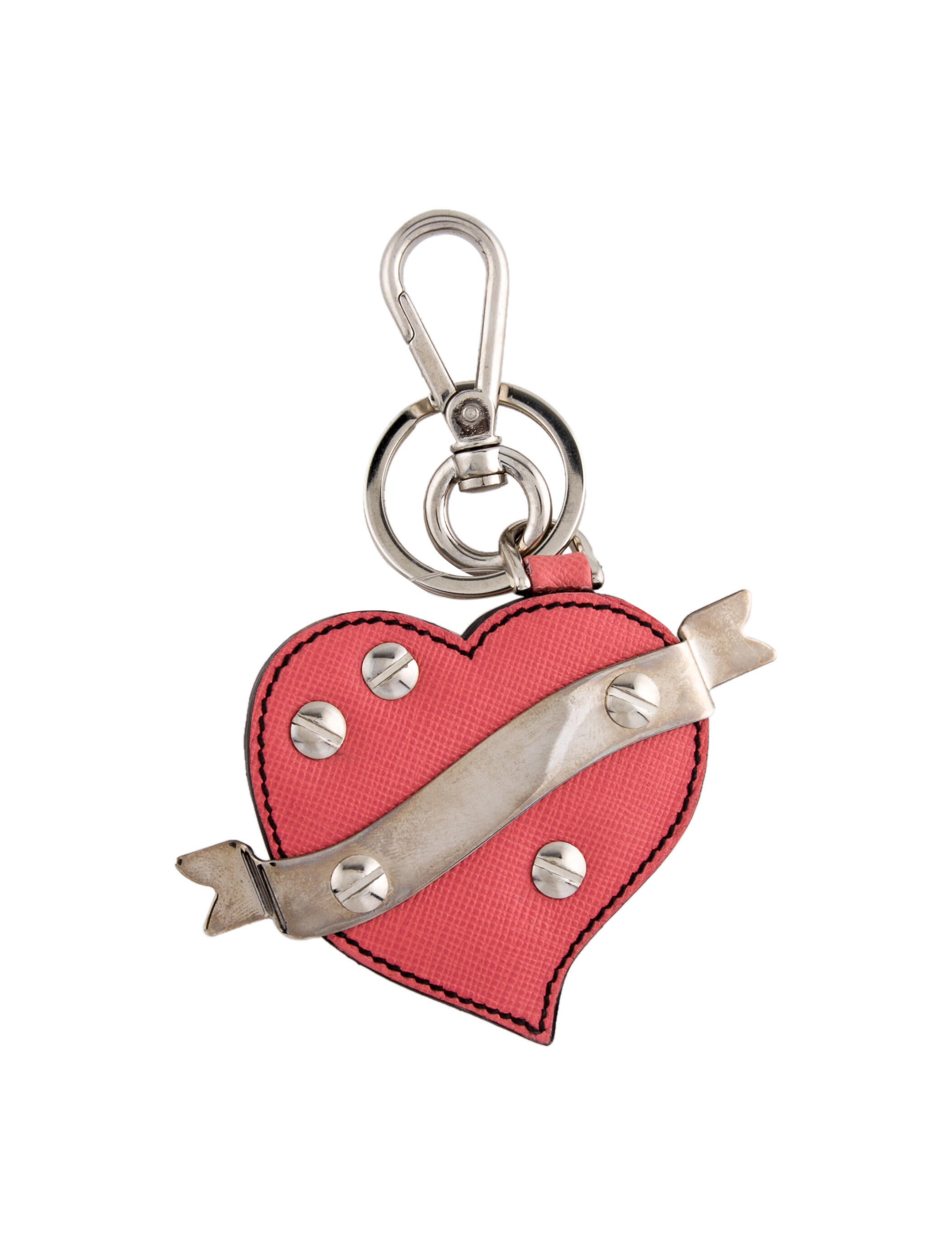 Prada Saffiano Robot Keychain - Gold Keychains, Accessories - PRA229951 ...