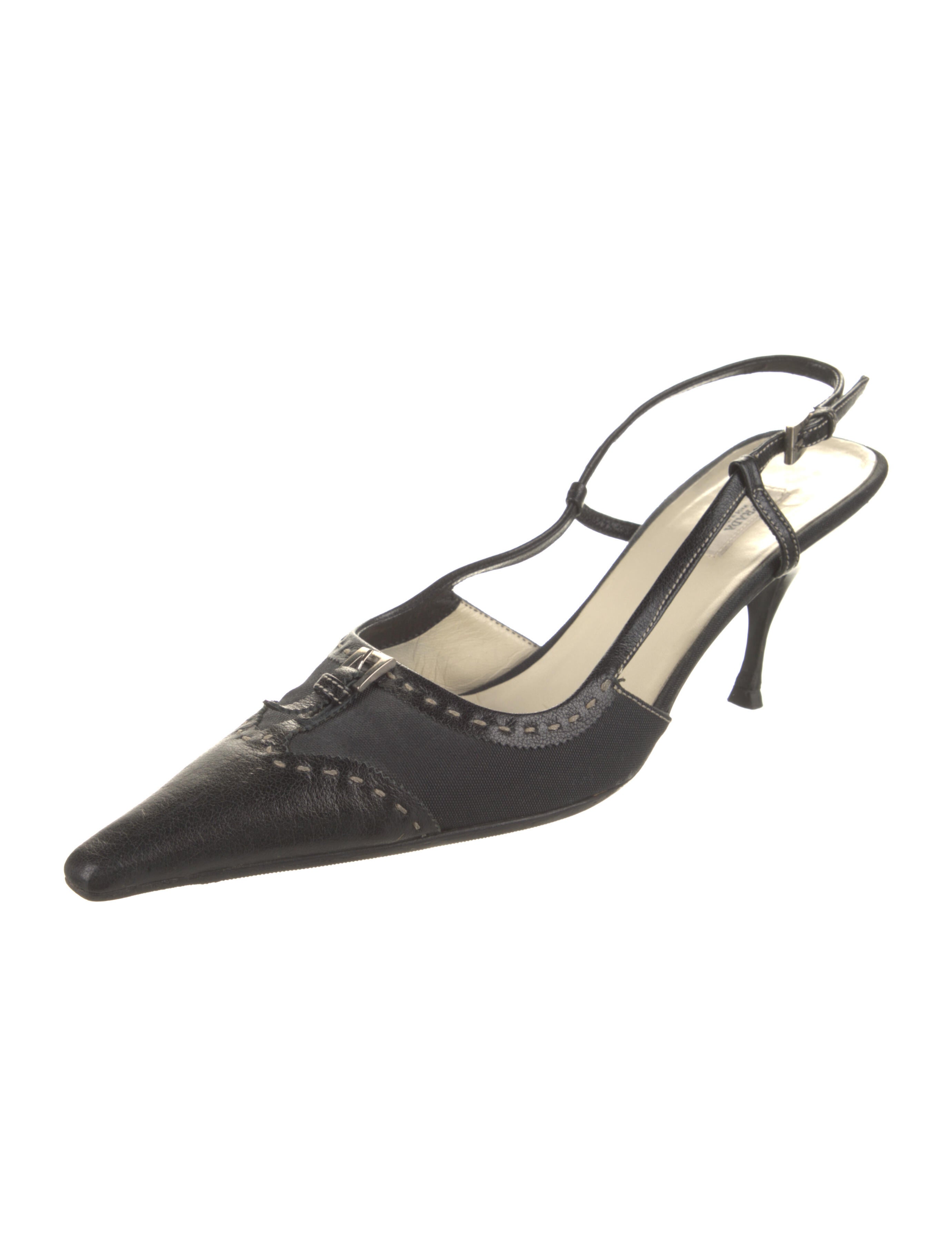 Christian Dior J'Adior Leather Slingback Pumps - Black Pumps, Shoes ...
