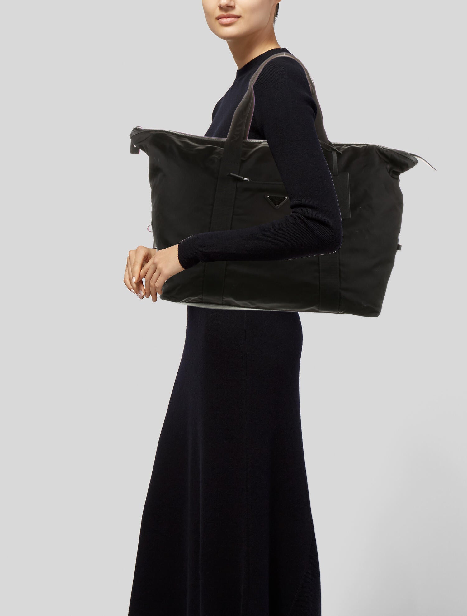 Jimmy Choo Leather-Trimmed Duffle Bag - Black Luggage and Travel ...