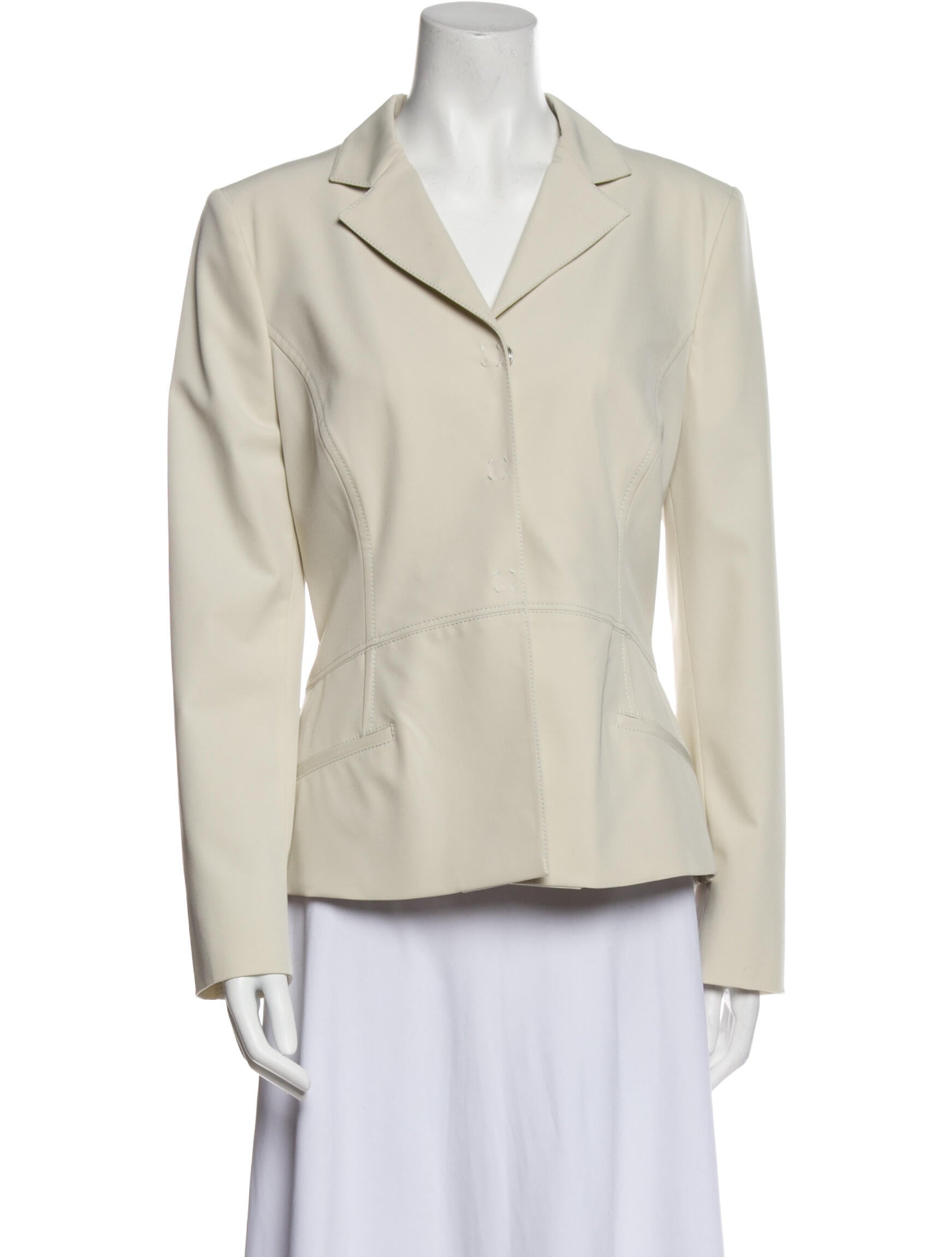 Escada Silk Blazer - Green Jackets, Clothing - ESC89103 | The RealReal