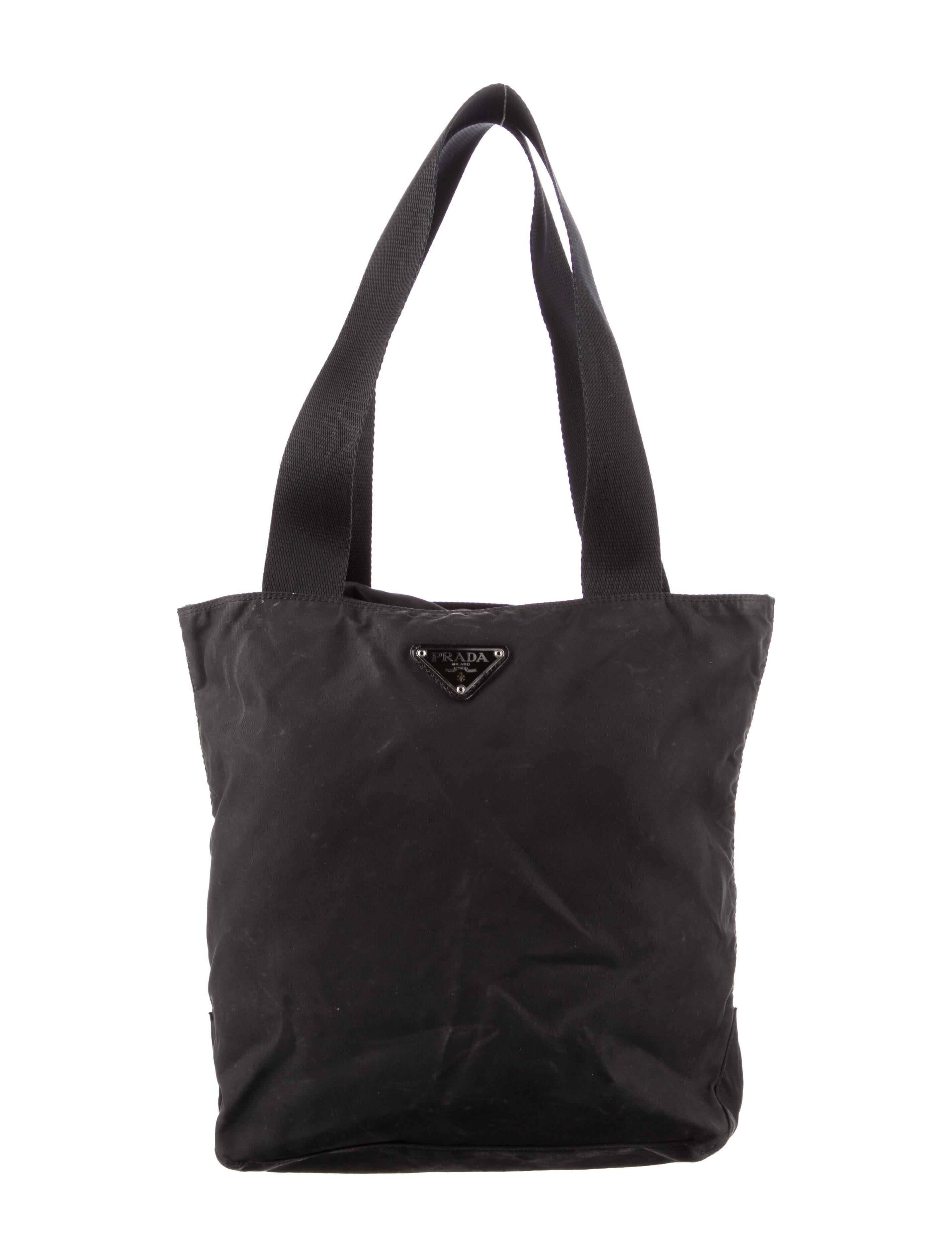 Prada Vintage Tessuto Handle Bag - Black Handle Bags, Handbags ...