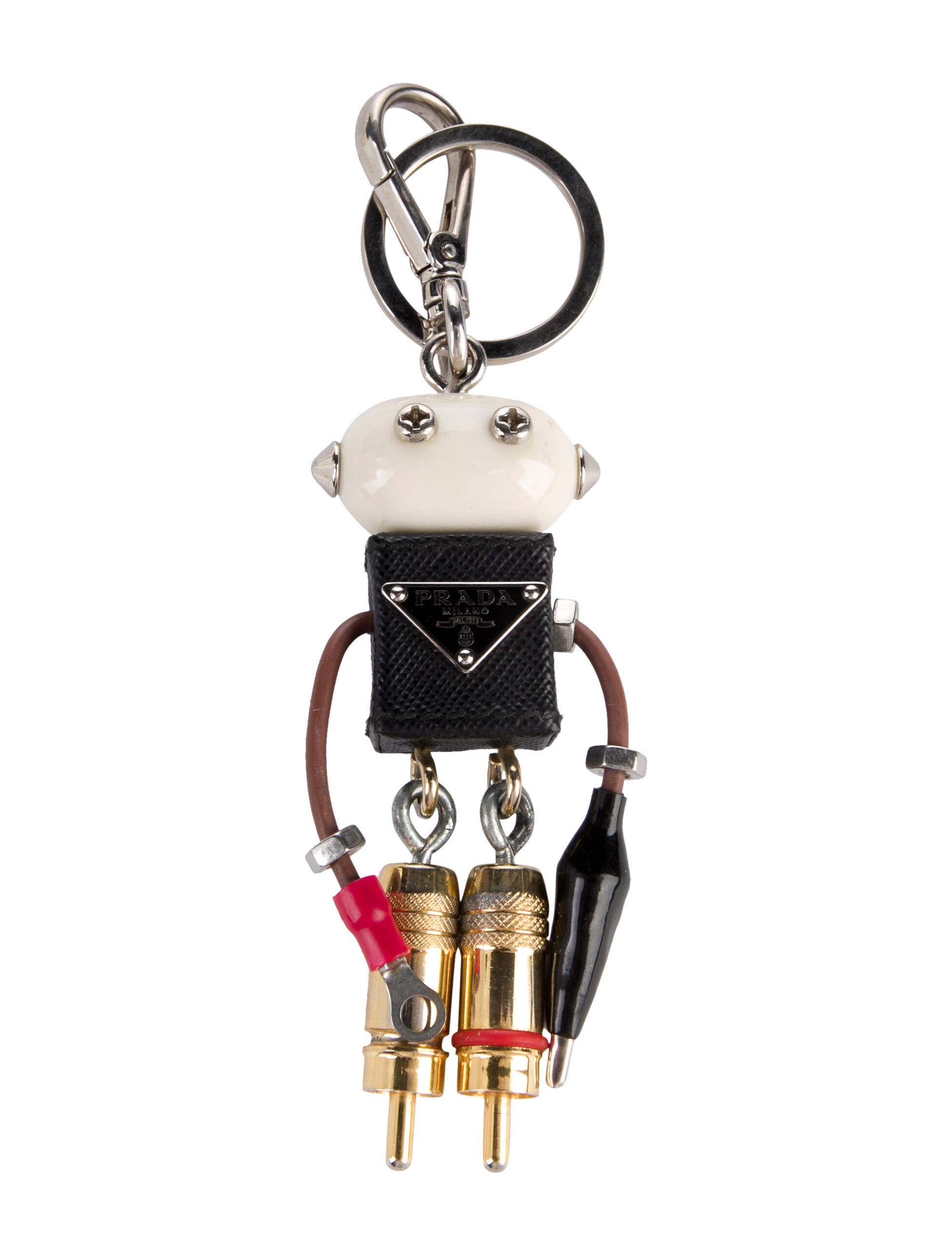 See by Chloé Patent Leather Letter Keychain - White Keychains ...