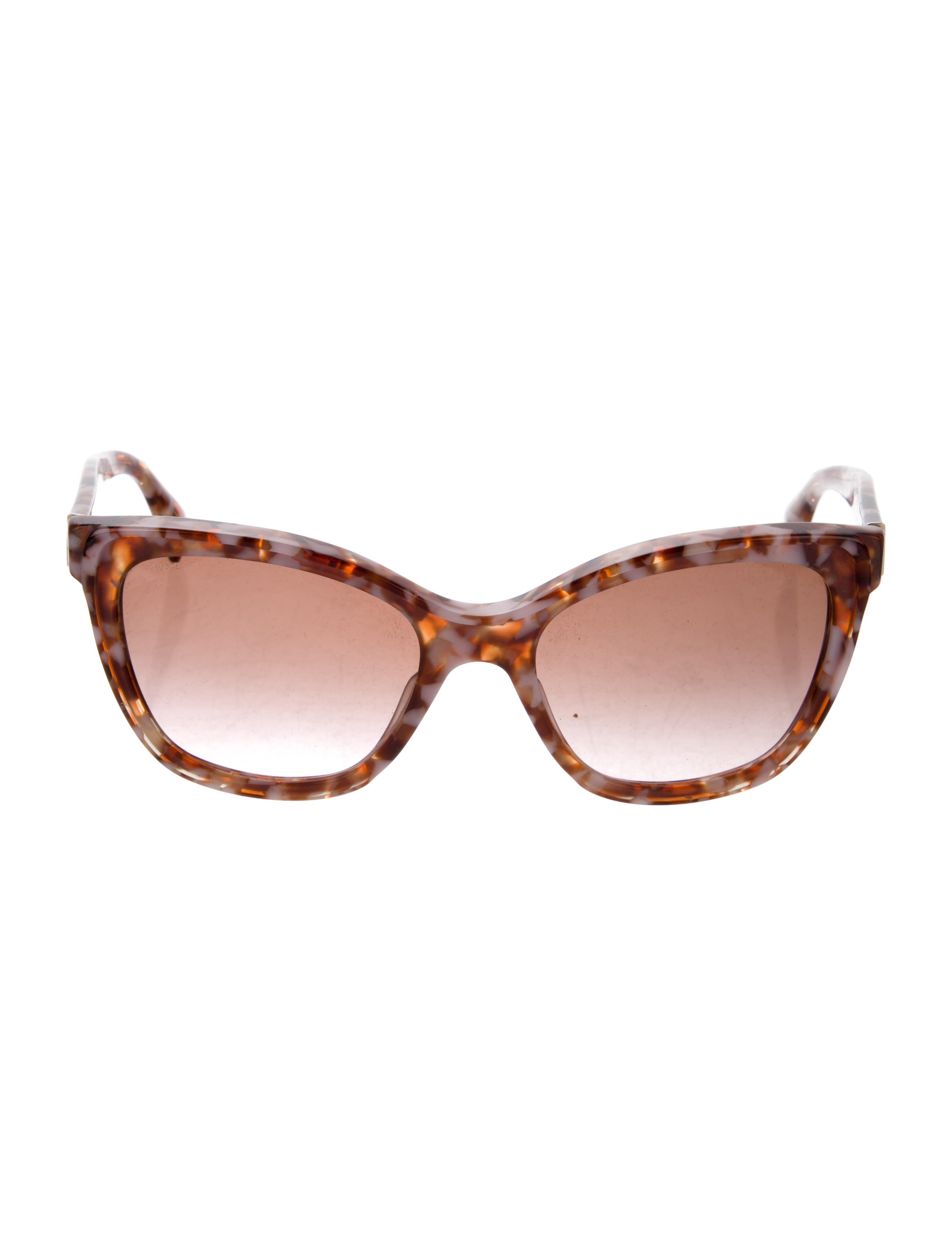 Prada Tinted Oversize Sunglasses Pink Sunglasses Accessories Pra115329 The Realreal